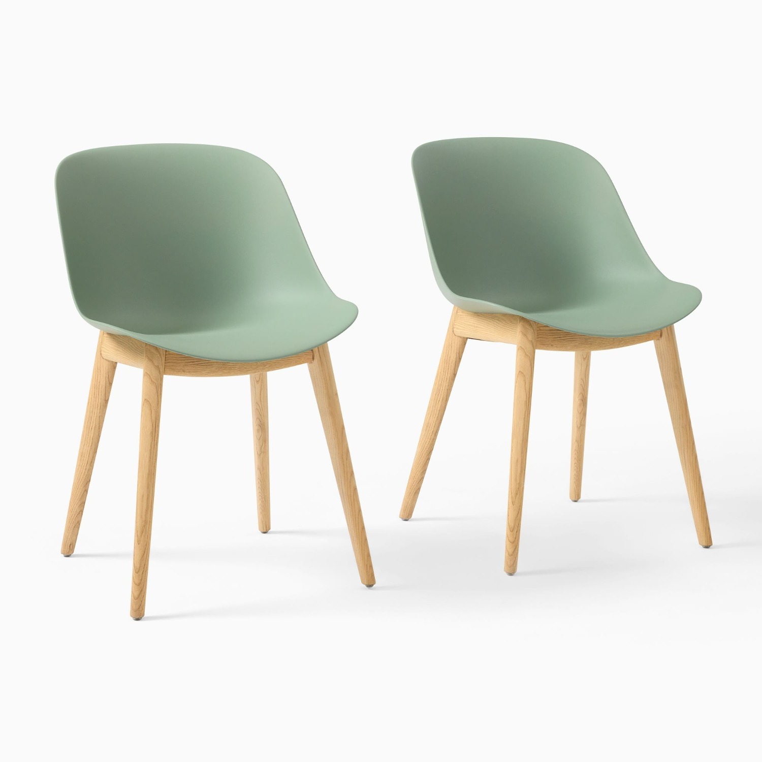West Elm Classon Recycled Plastic Shell Chair, Navy - AptDeco