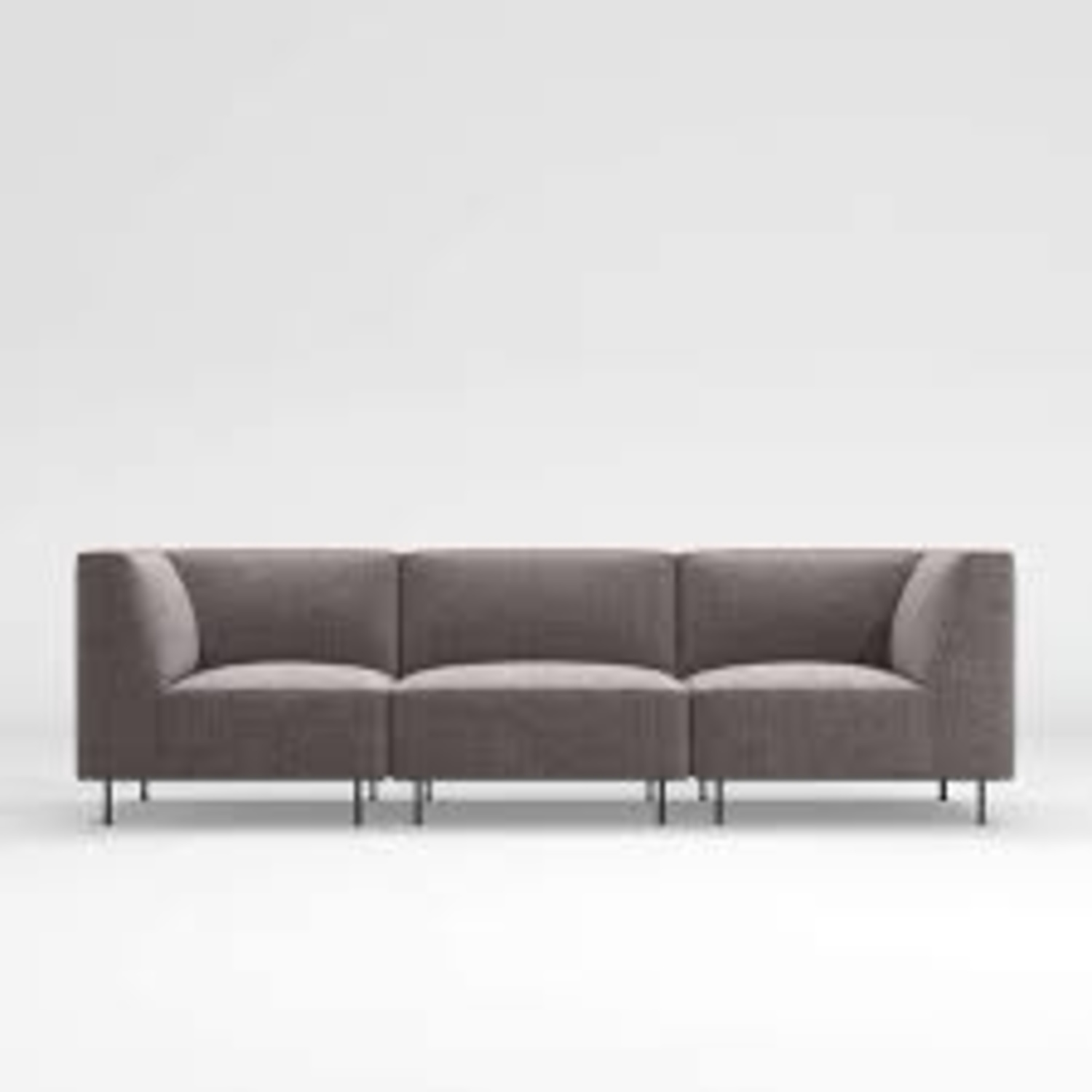 CB2 Strom Modular Couch 3 Pc - AptDeco