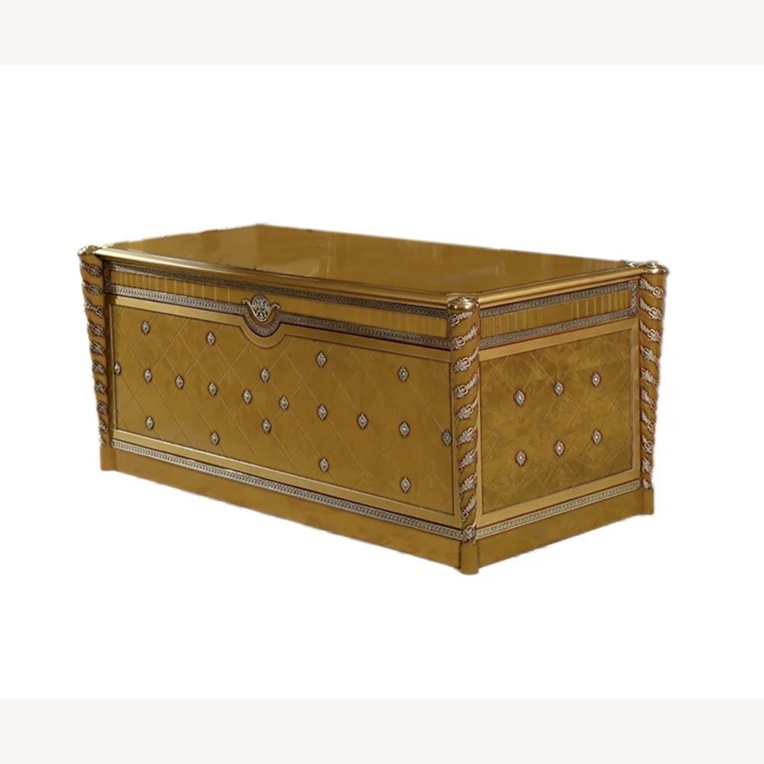 Opulent Gold Executive Desk - AptDeco