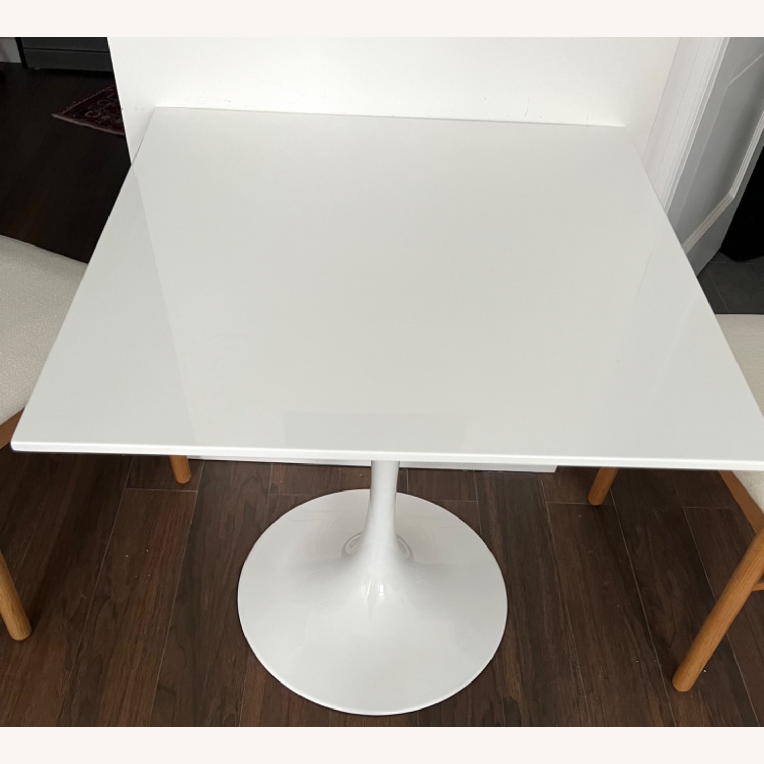 Modway White Square Dining Table 28" - AptDeco