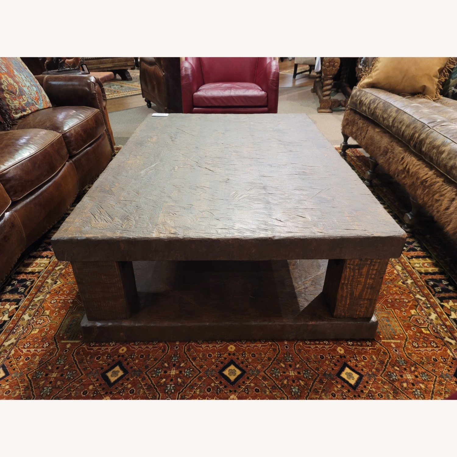 Custom Rustic Coffee Table - AptDeco