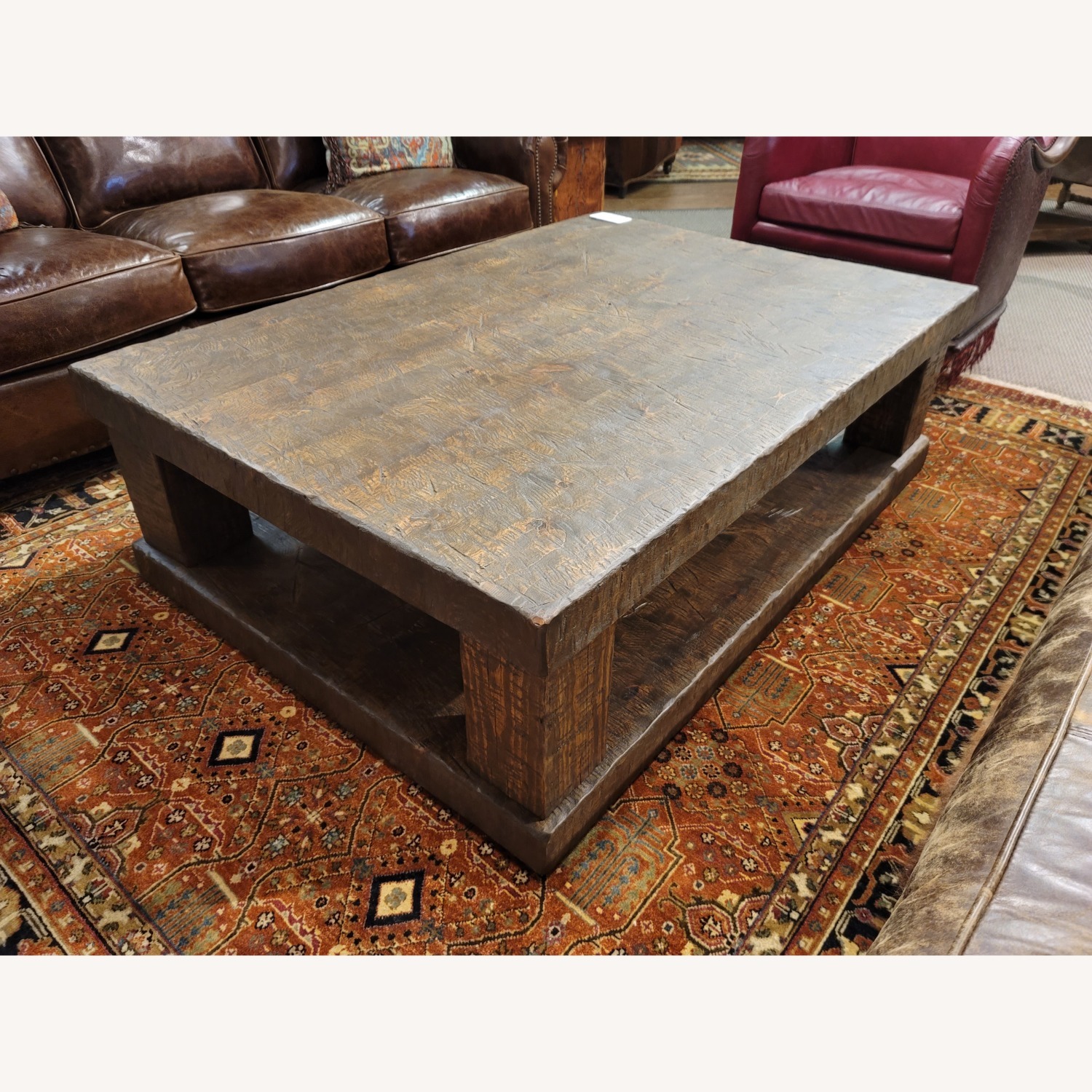 Custom Rustic Coffee Table - AptDeco