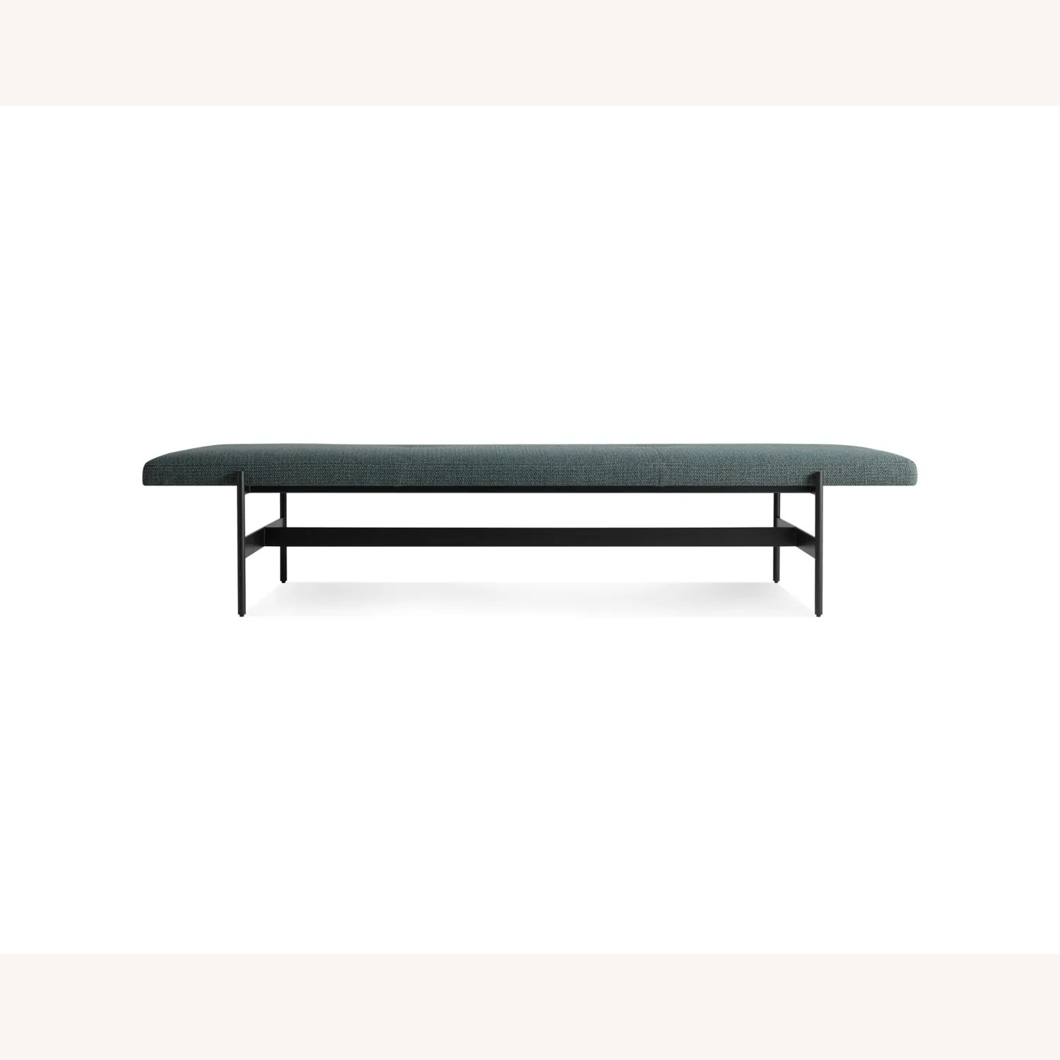 Blu Dot Daybench Jumbo Parsley + Steel Base - AptDeco