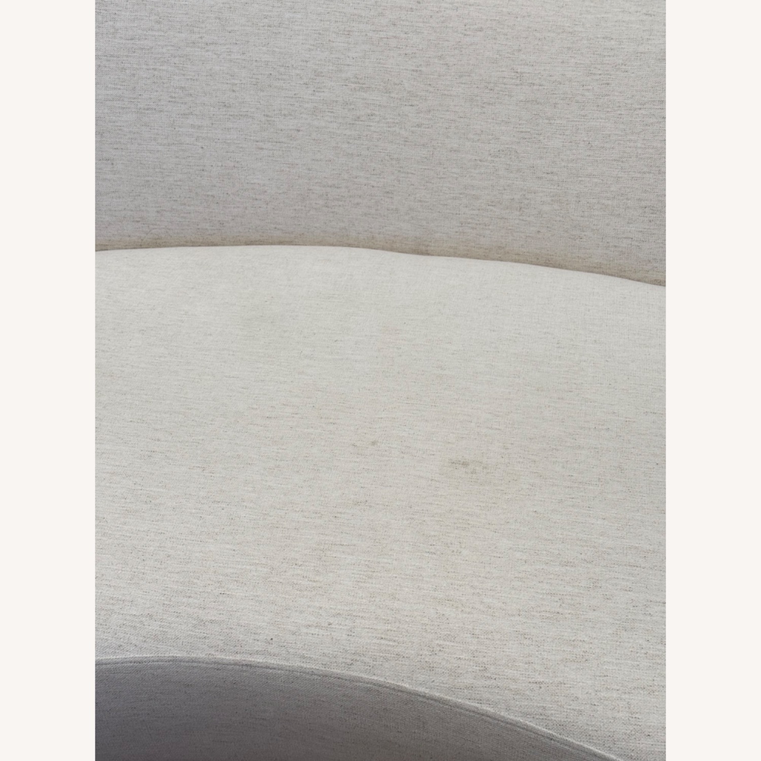 CB2 Curvo 96.5" White Performance Fabric Sofa By Goop - AptDeco