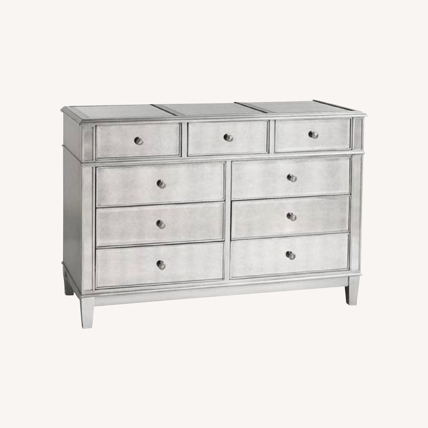 Pier 1 Hayworth Collection Mirrored Silver Dresser - AptDeco