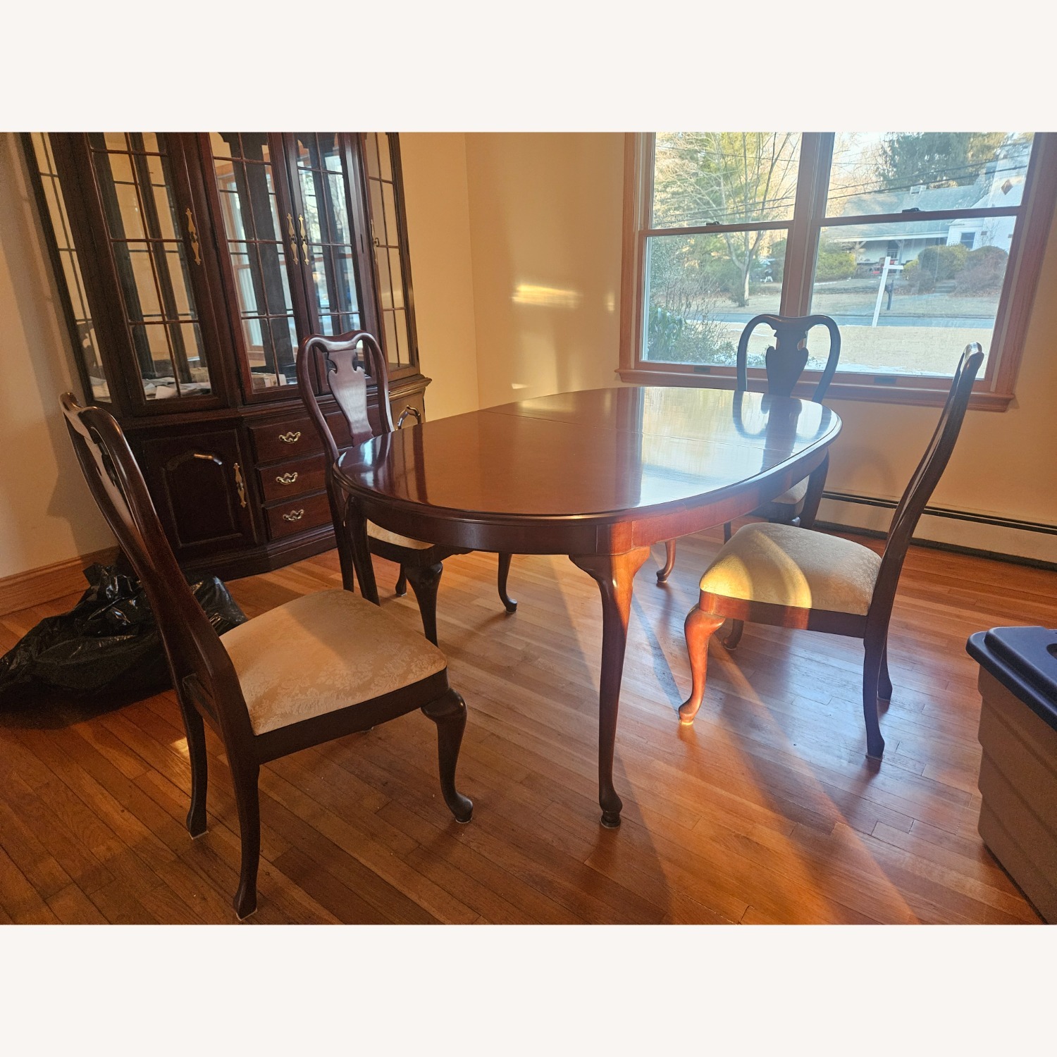 Dark Wood, Maple, Varnish Table Top - AptDeco