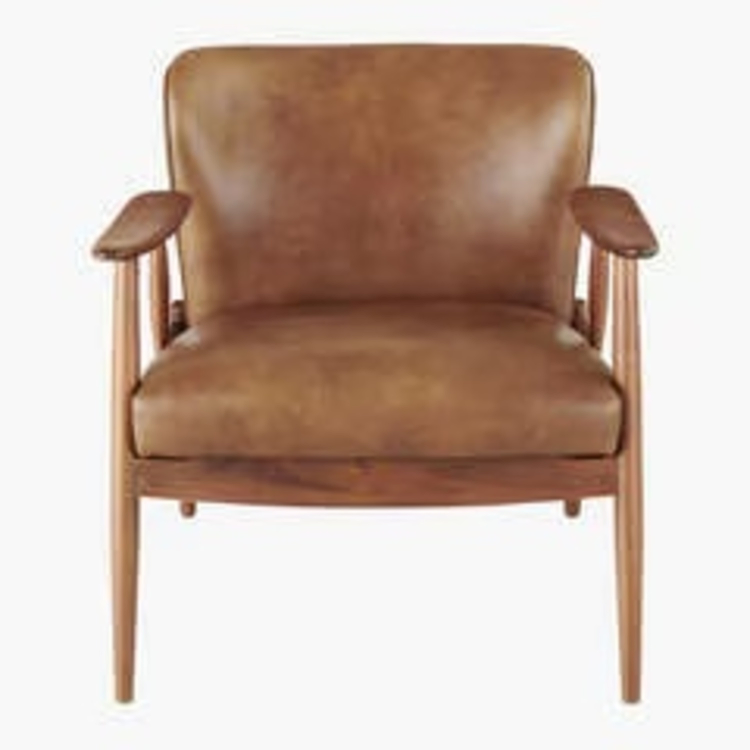 CB2 Troubador 2 Leather Chairs - AptDeco
