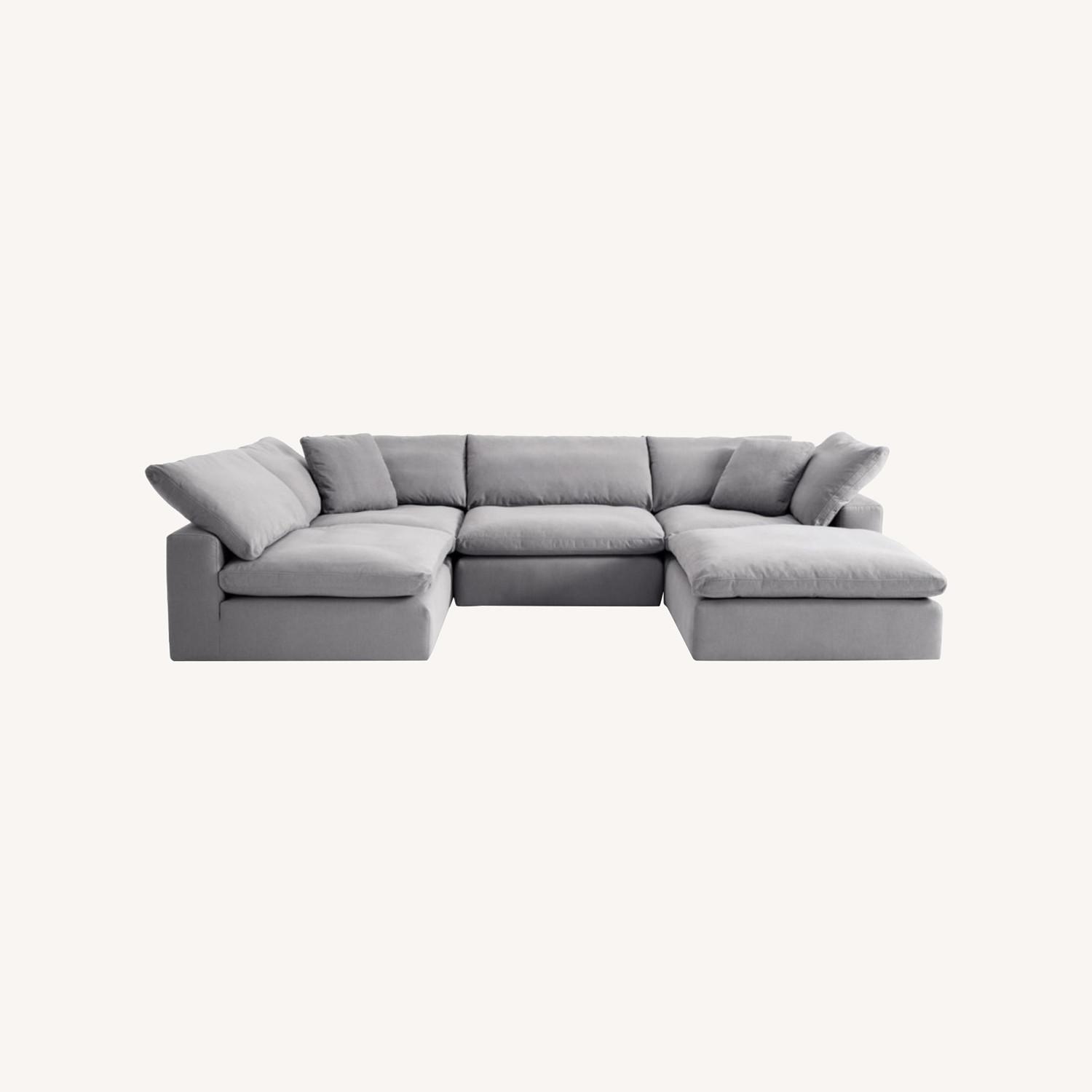 Dream Gray 5 Piece Modular Sectional - AptDeco