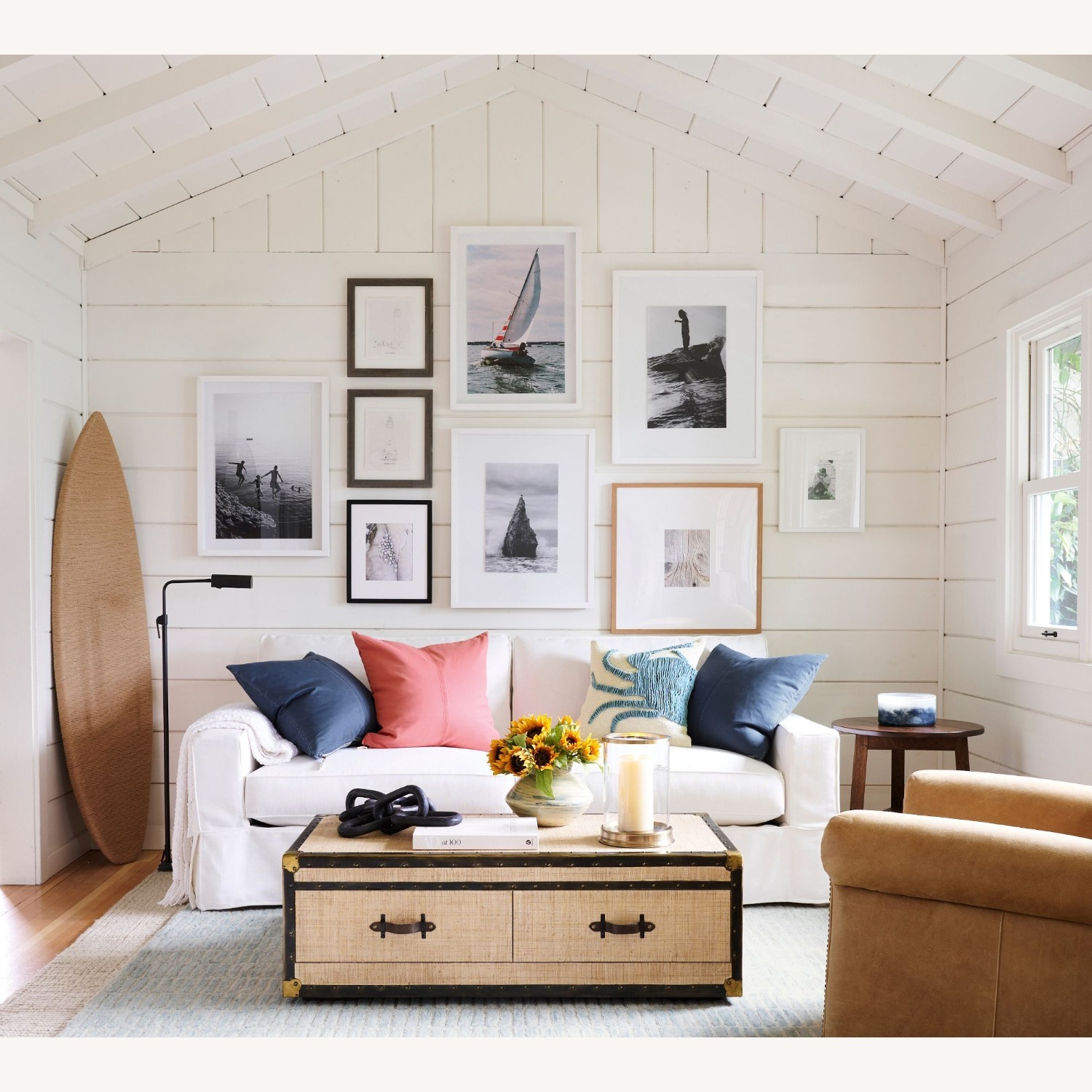 Pottery Barn Ludlow Rectangular Coffee Table (48") - AptDeco