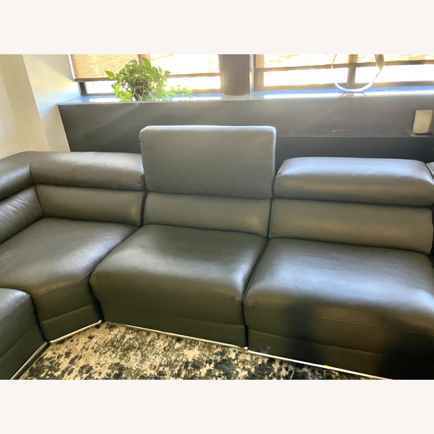 Amadeo Extended Modular Sectional Sofa Dark Gray - AptDeco