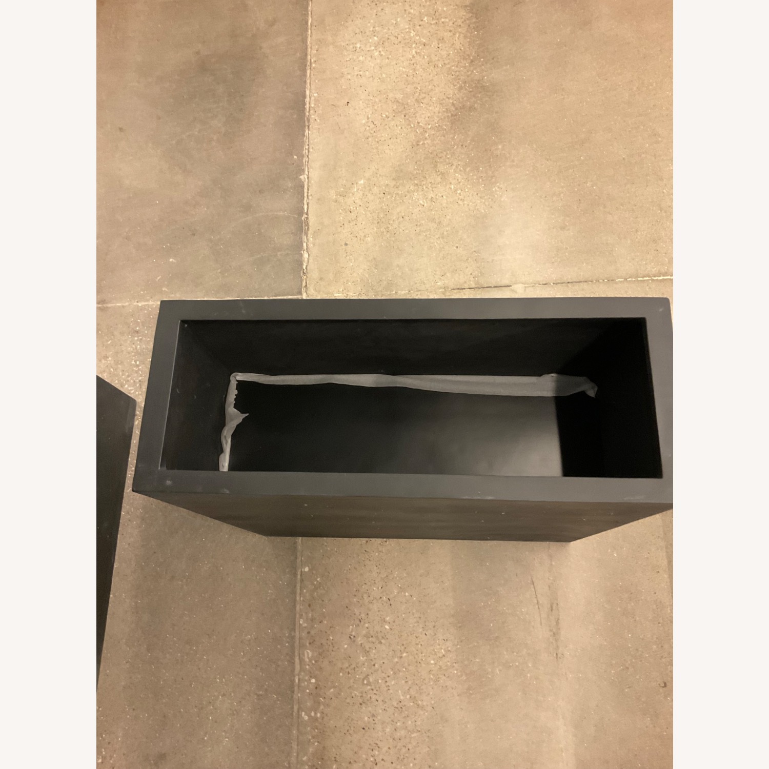 Pottery Barn Tall Box Mission Square Planter - AptDeco