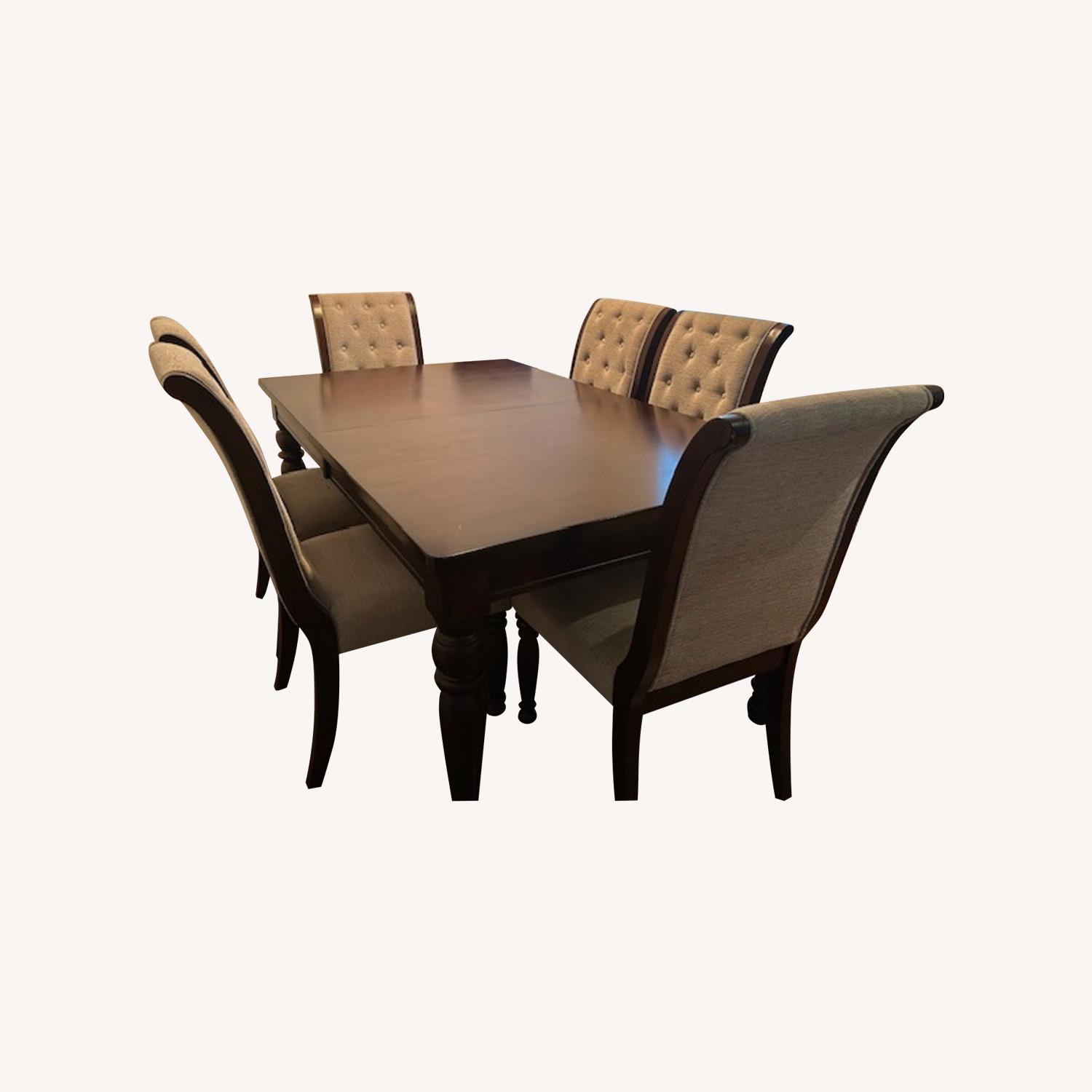 Porter Dining Table & Chairs 7Pc Set Rustic Brown - AptDeco