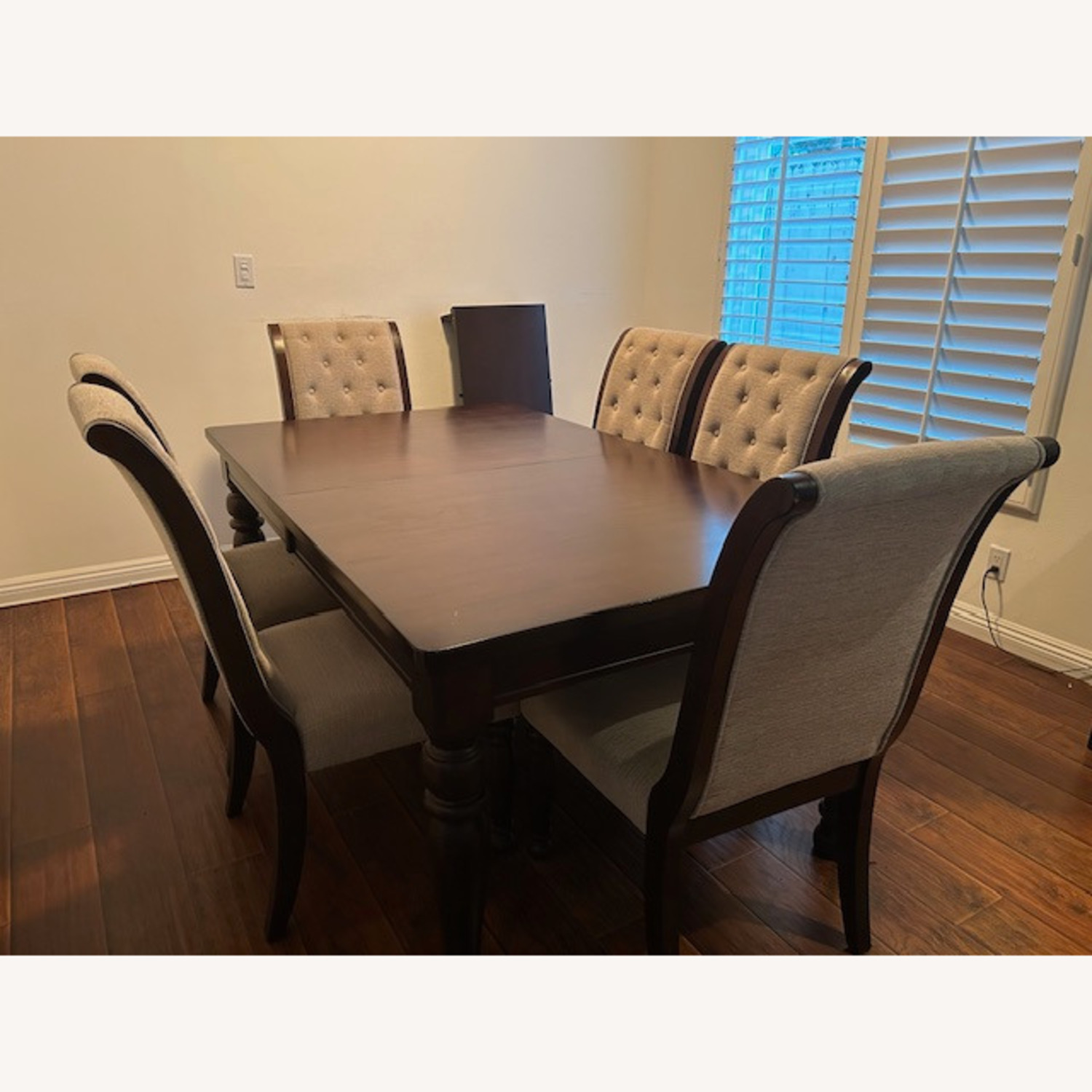 Porter Dining Table & Chairs 7Pc Set Rustic Brown - AptDeco