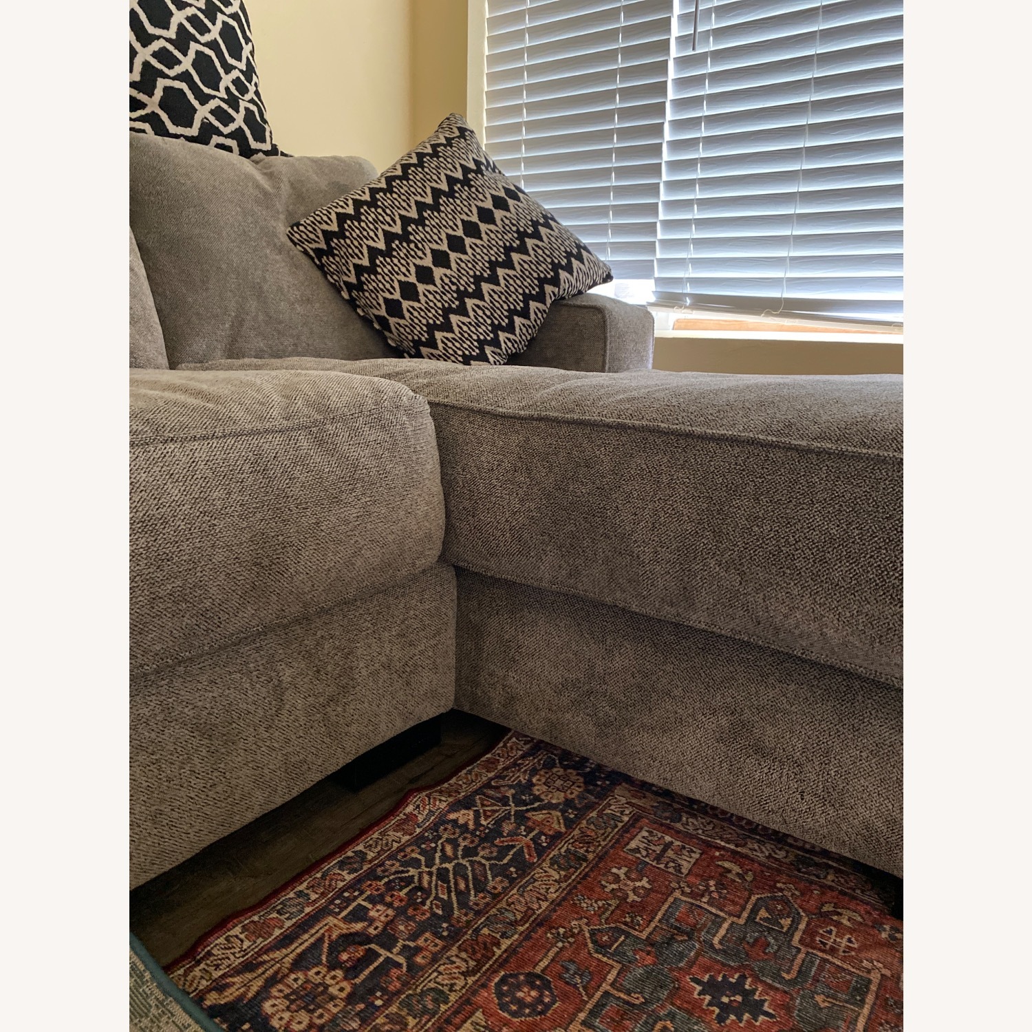 Grey Sectional Couch - AptDeco