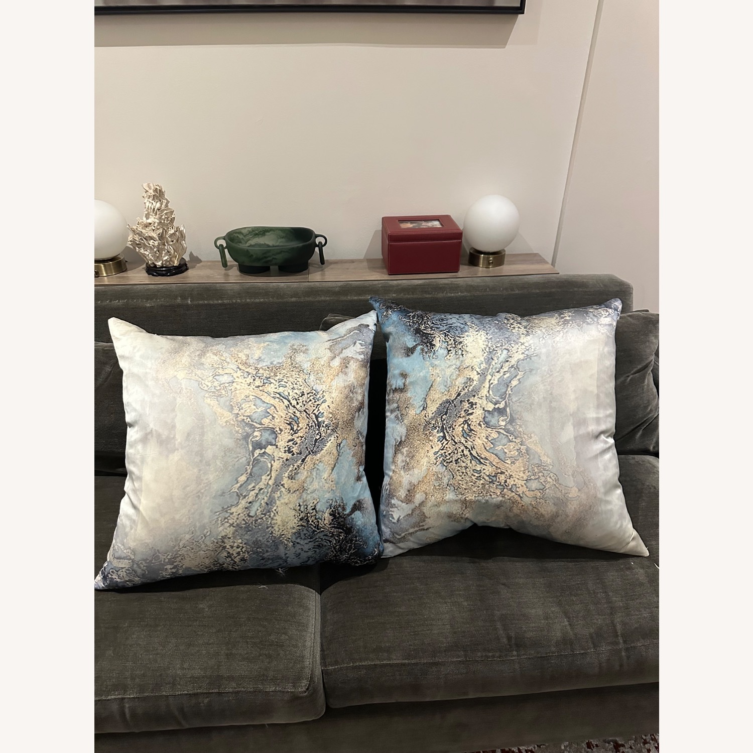 ABC Home Luxurious Silk Throw Pillows - AptDeco