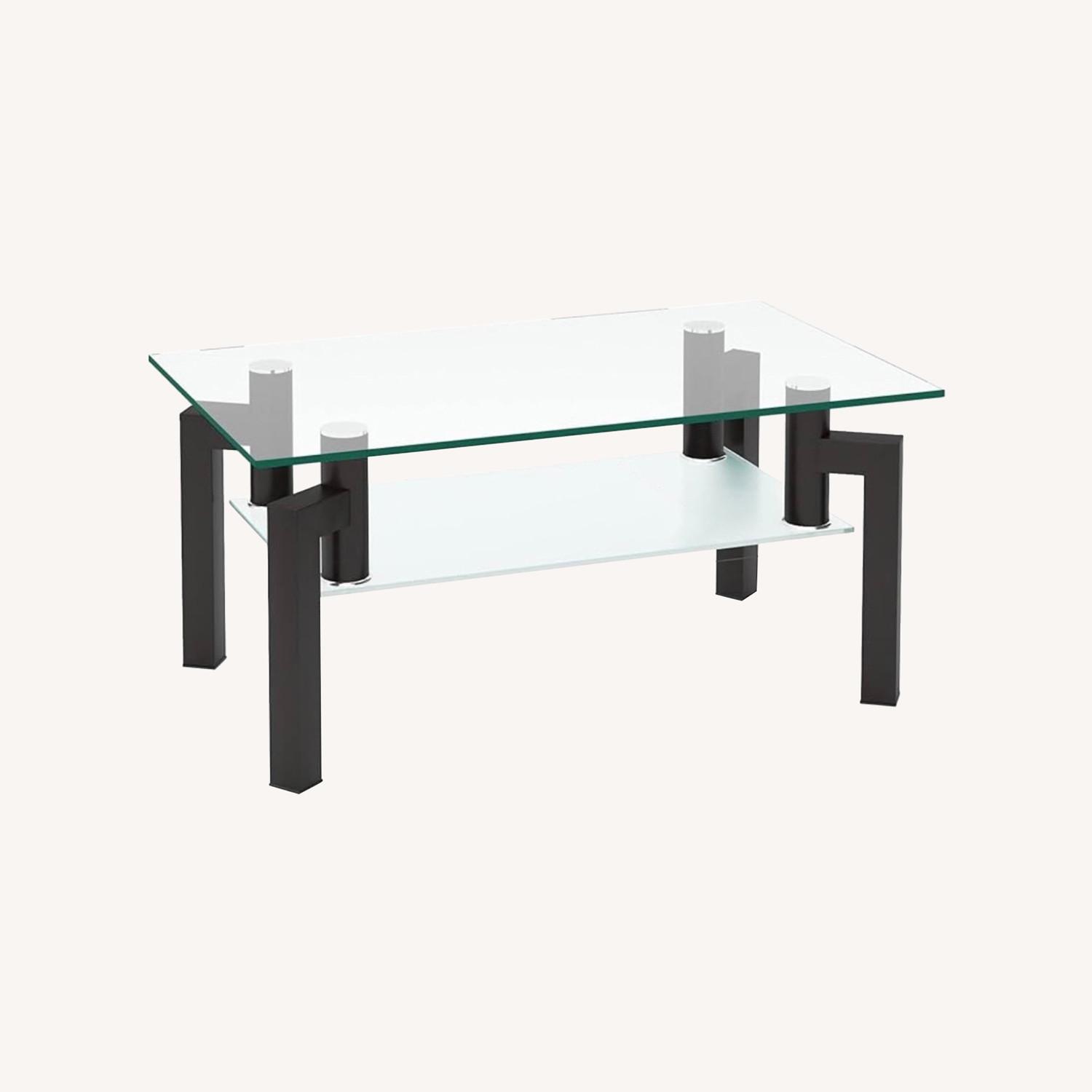 Amazon Glass Center Table - AptDeco