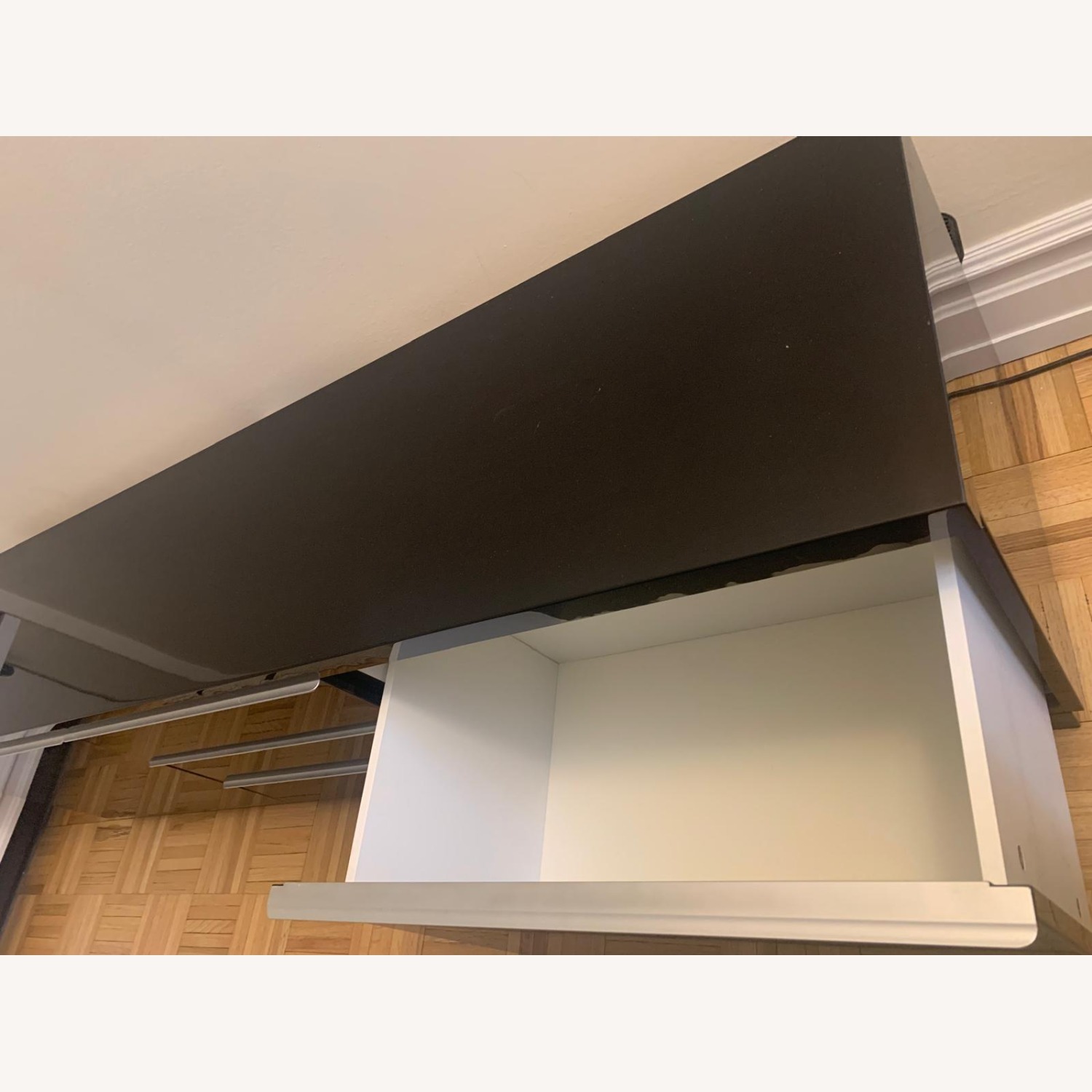 IKEA TV Unit High Gloss Black - AptDeco