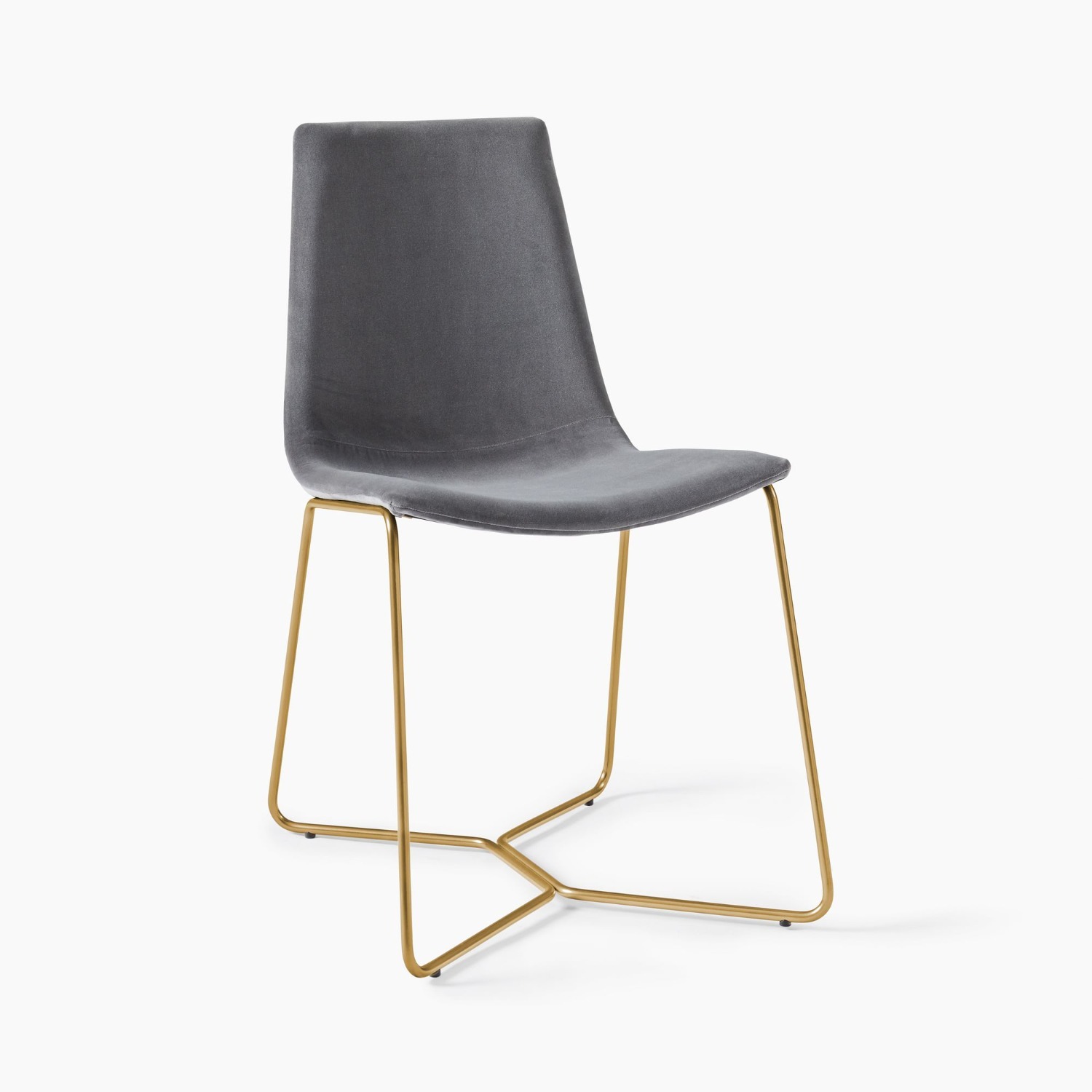 West Elm Slope Dining Chair (Set of 2) - AptDeco