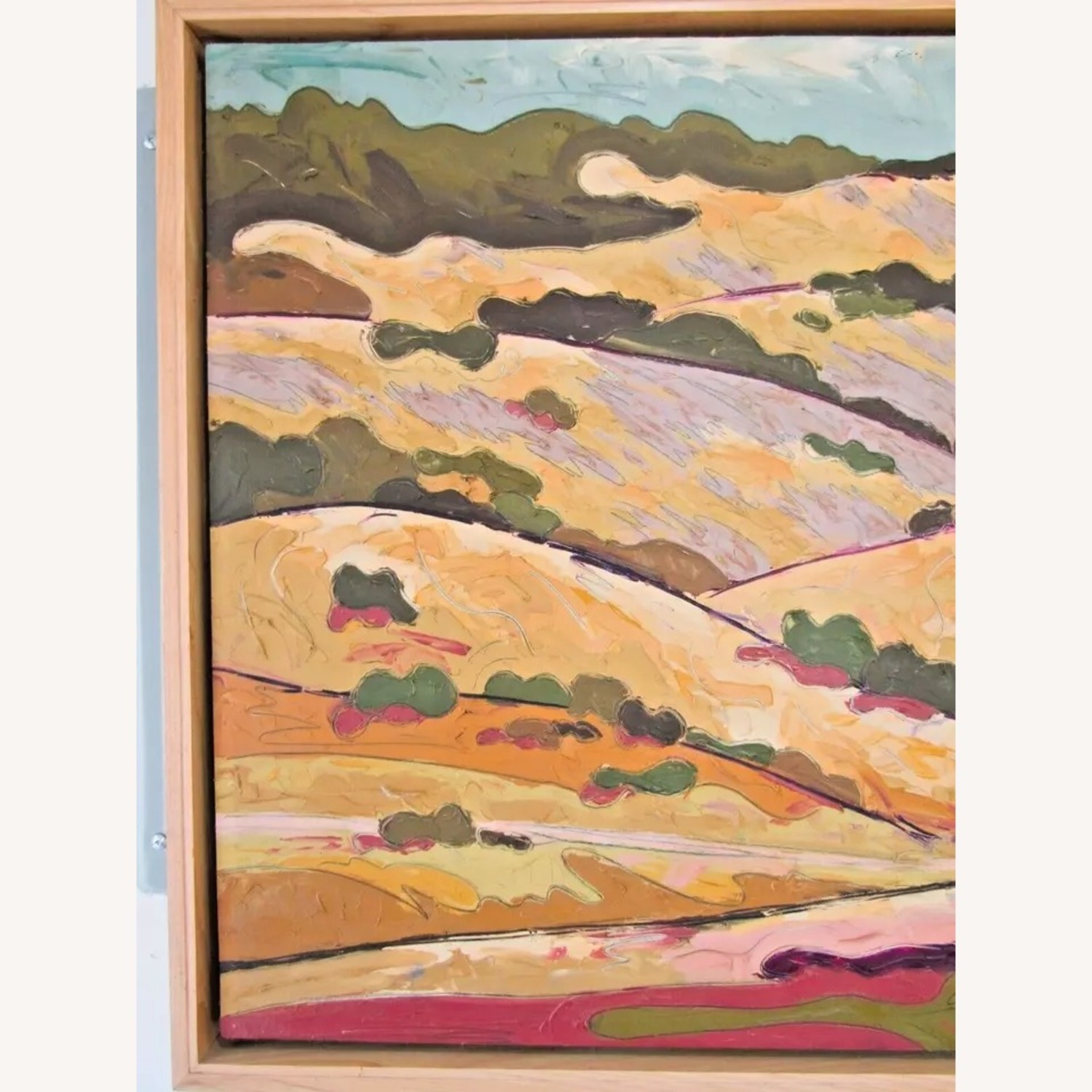 Matthew Frederick Golden State Hills Oil on Panel - AptDeco