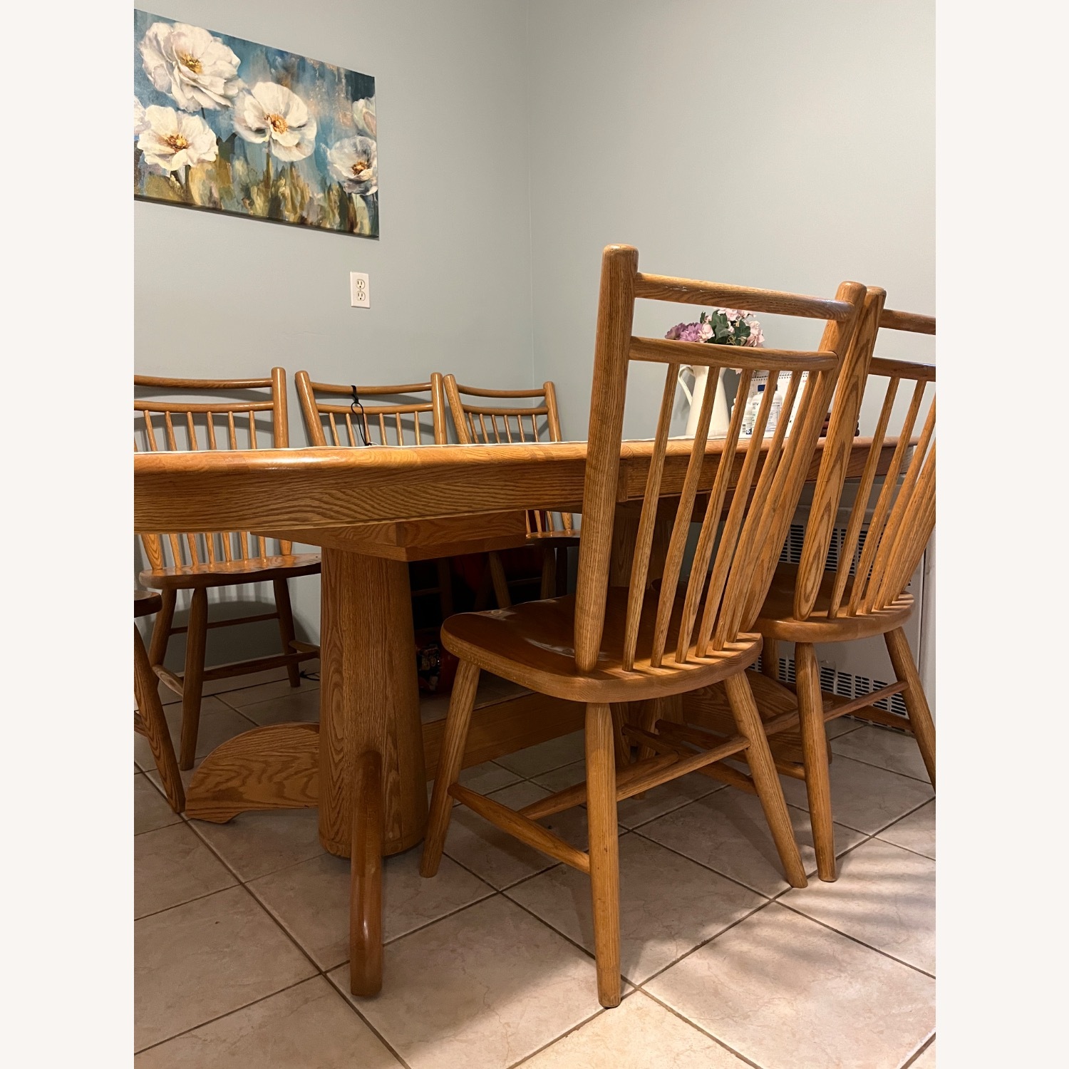 Customs Made Dining Table Chairs - AptDeco