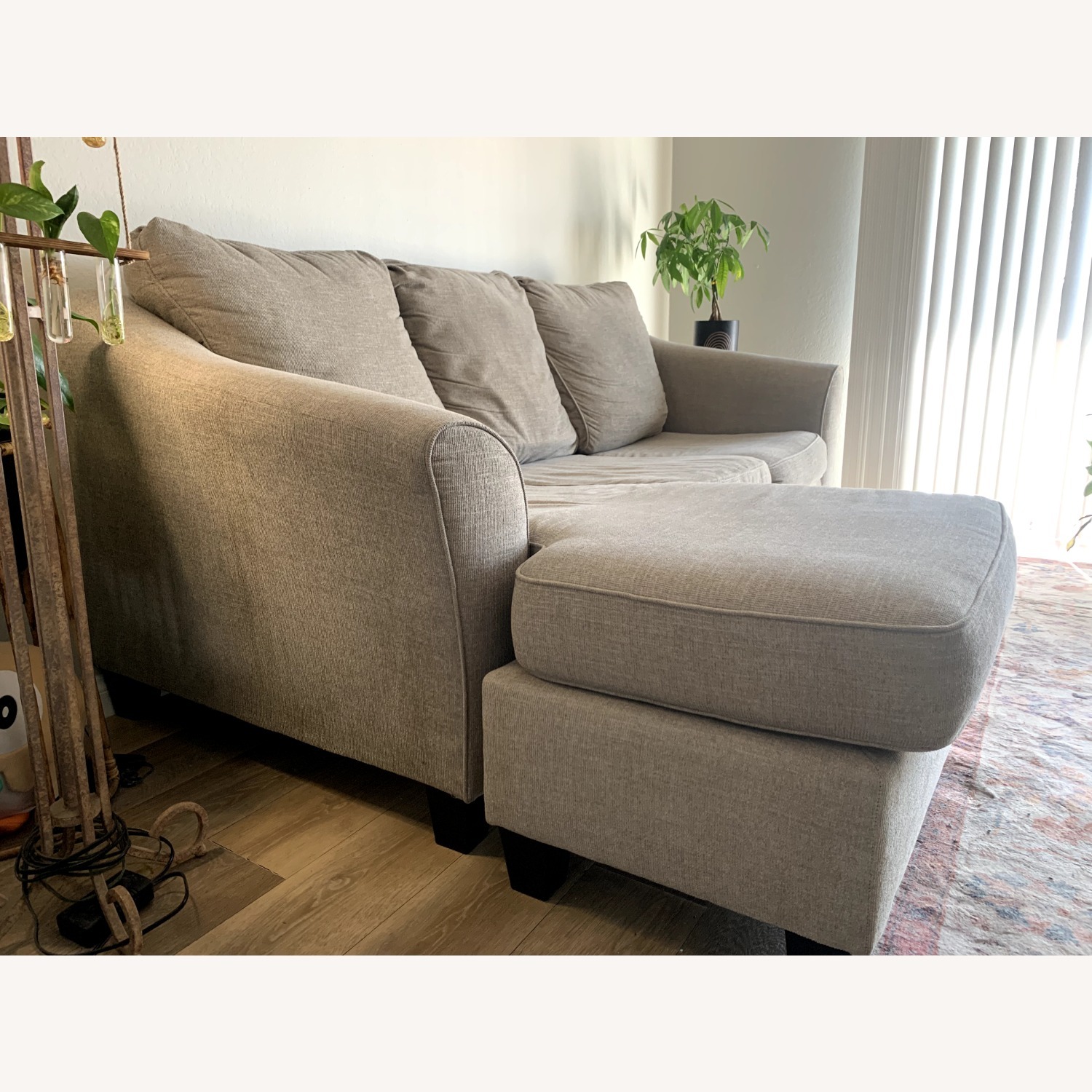 Ashley Furniture Kestrel 3-Seat Chaise Queen Sleeper - AptDeco