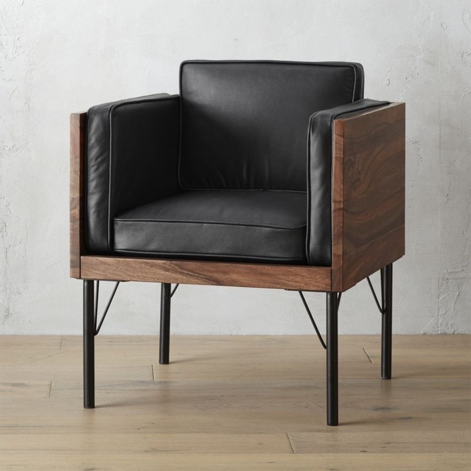 CB2 Borough Leather Chair - AptDeco