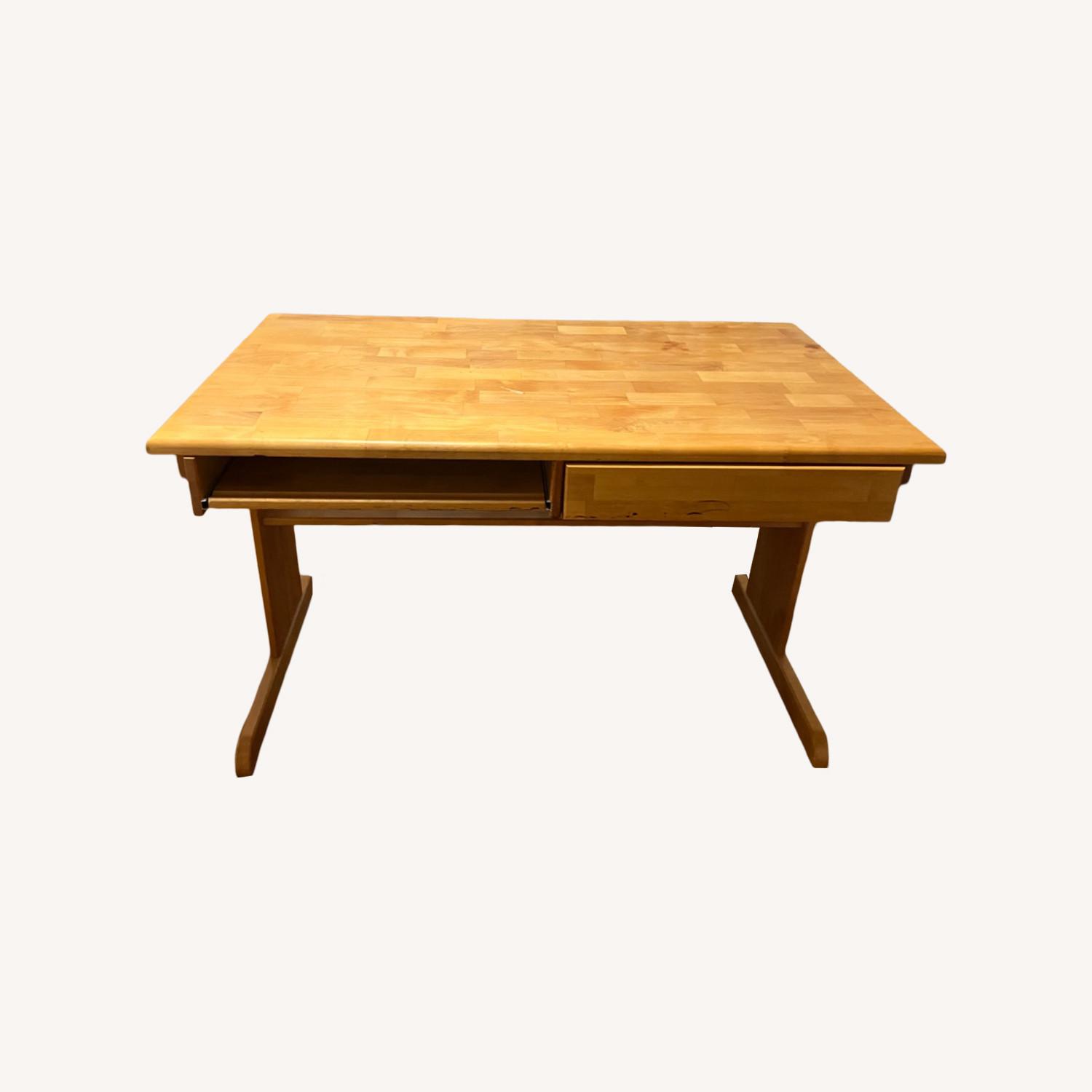 Oak Study Desk - AptDeco