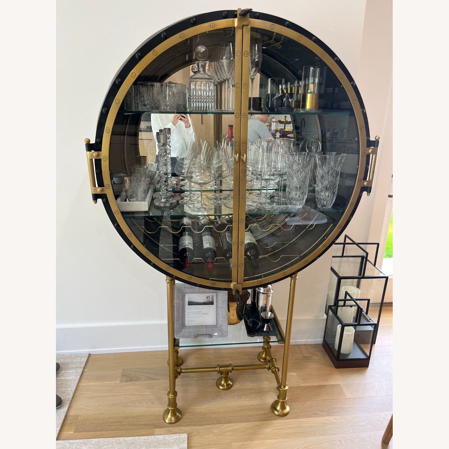 Restoration Hardware Porthole Bar - AptDeco