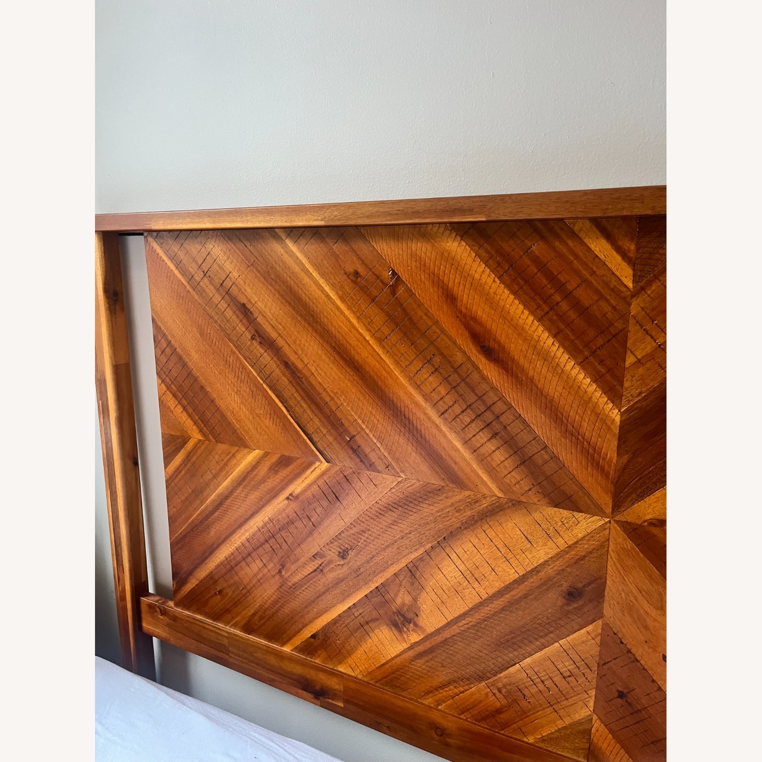 Vivian Solid Wood Rustic Headboard - AptDeco