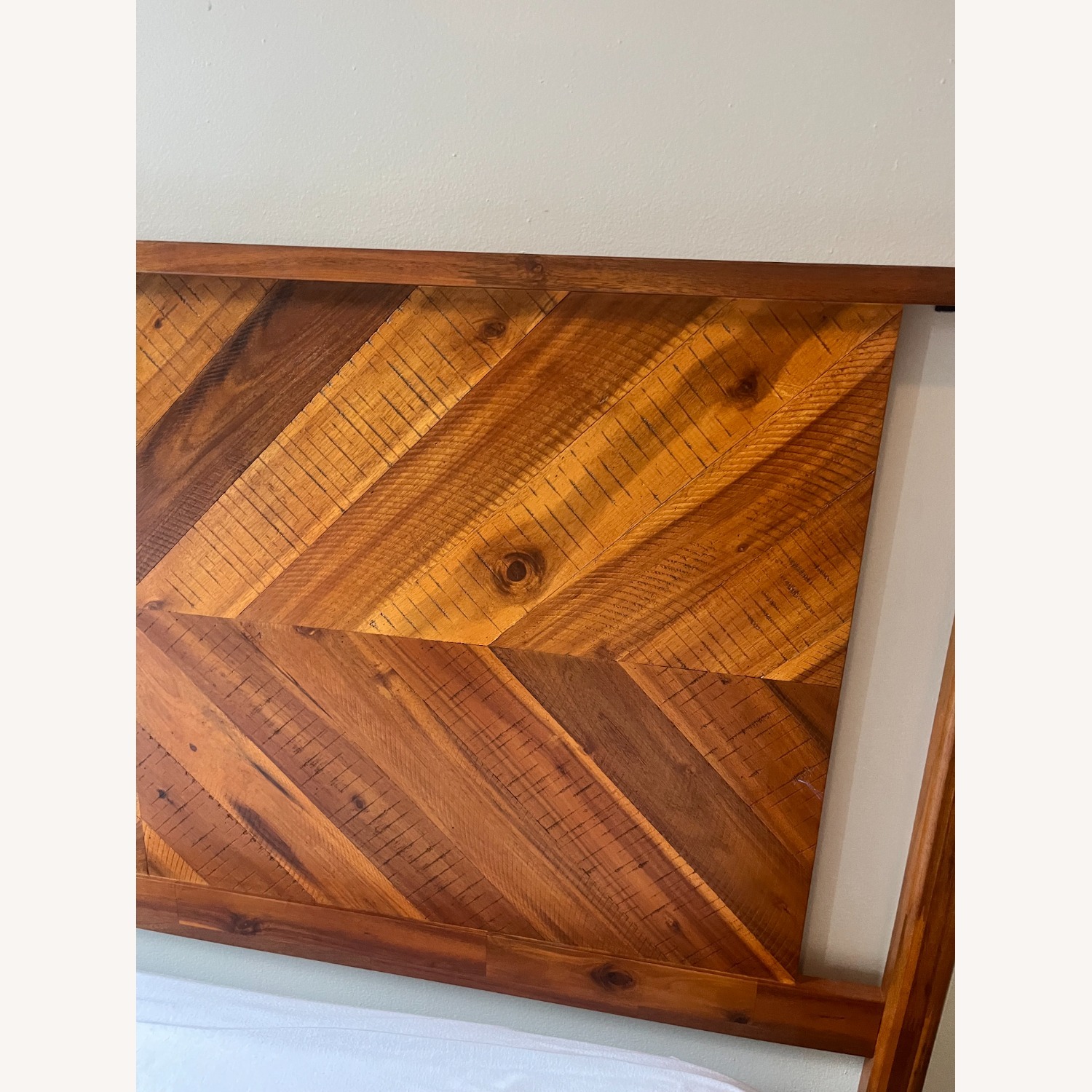 Vivian Solid Wood Rustic Headboard - AptDeco