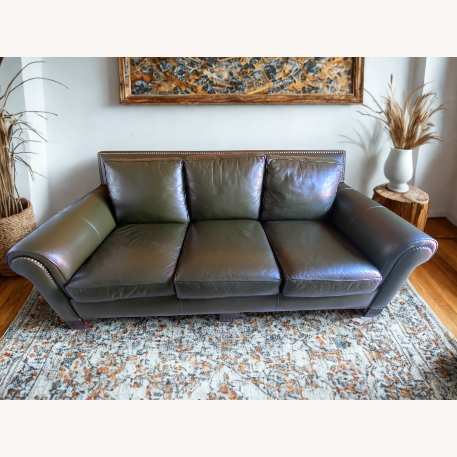 Hancock & Moore Parisian Leather Sofa - AptDeco