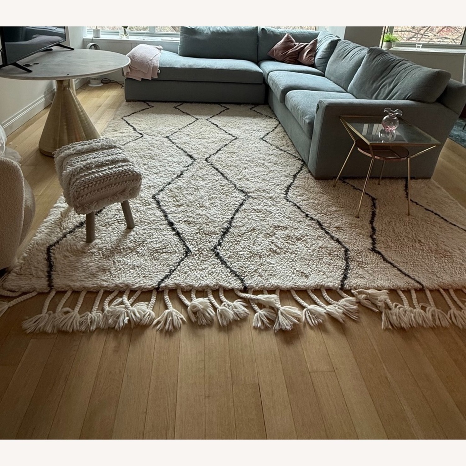 West Elm Souk Shag Rug 9X12 - AptDeco