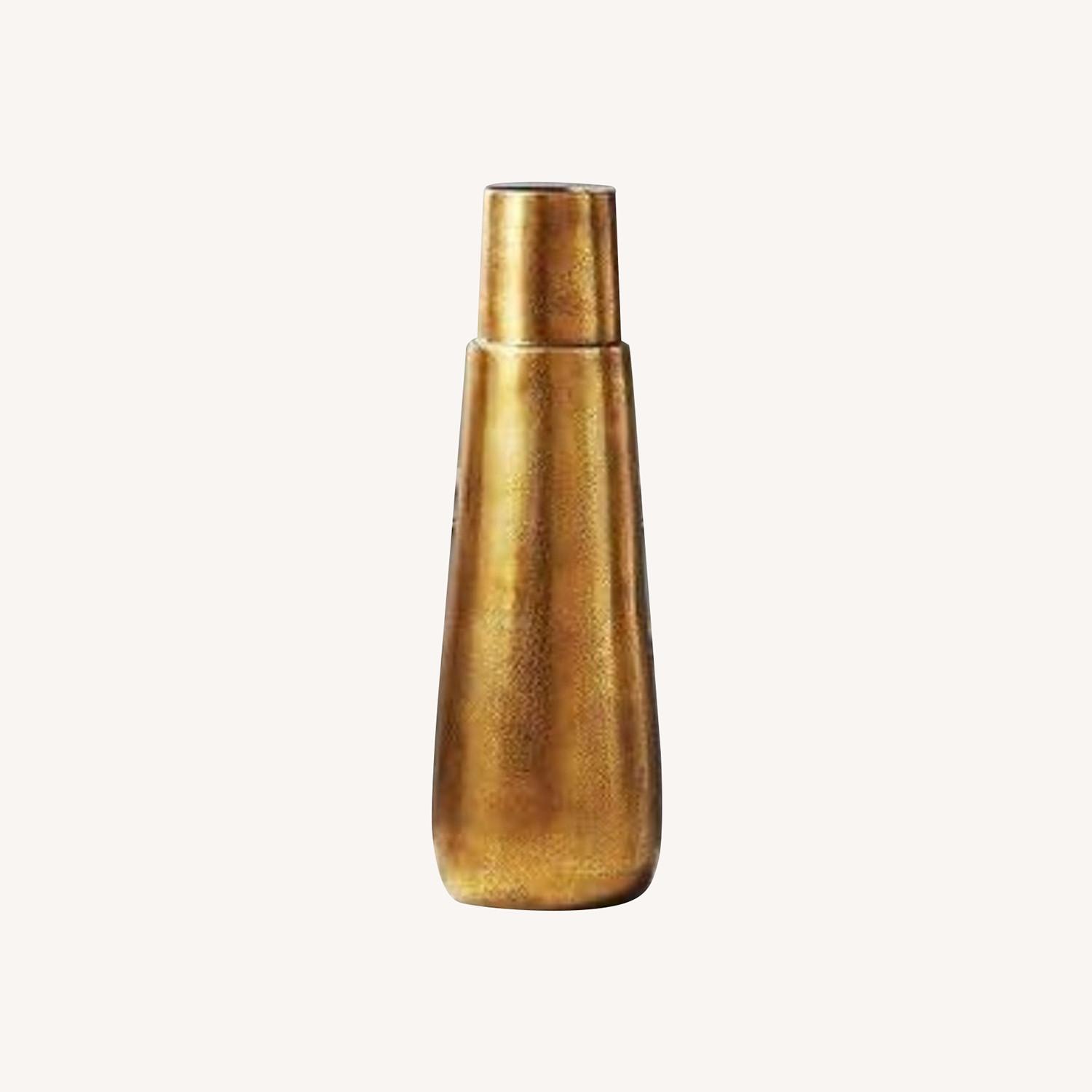 CB2 Malta Large Malta Brass Vase - AptDeco