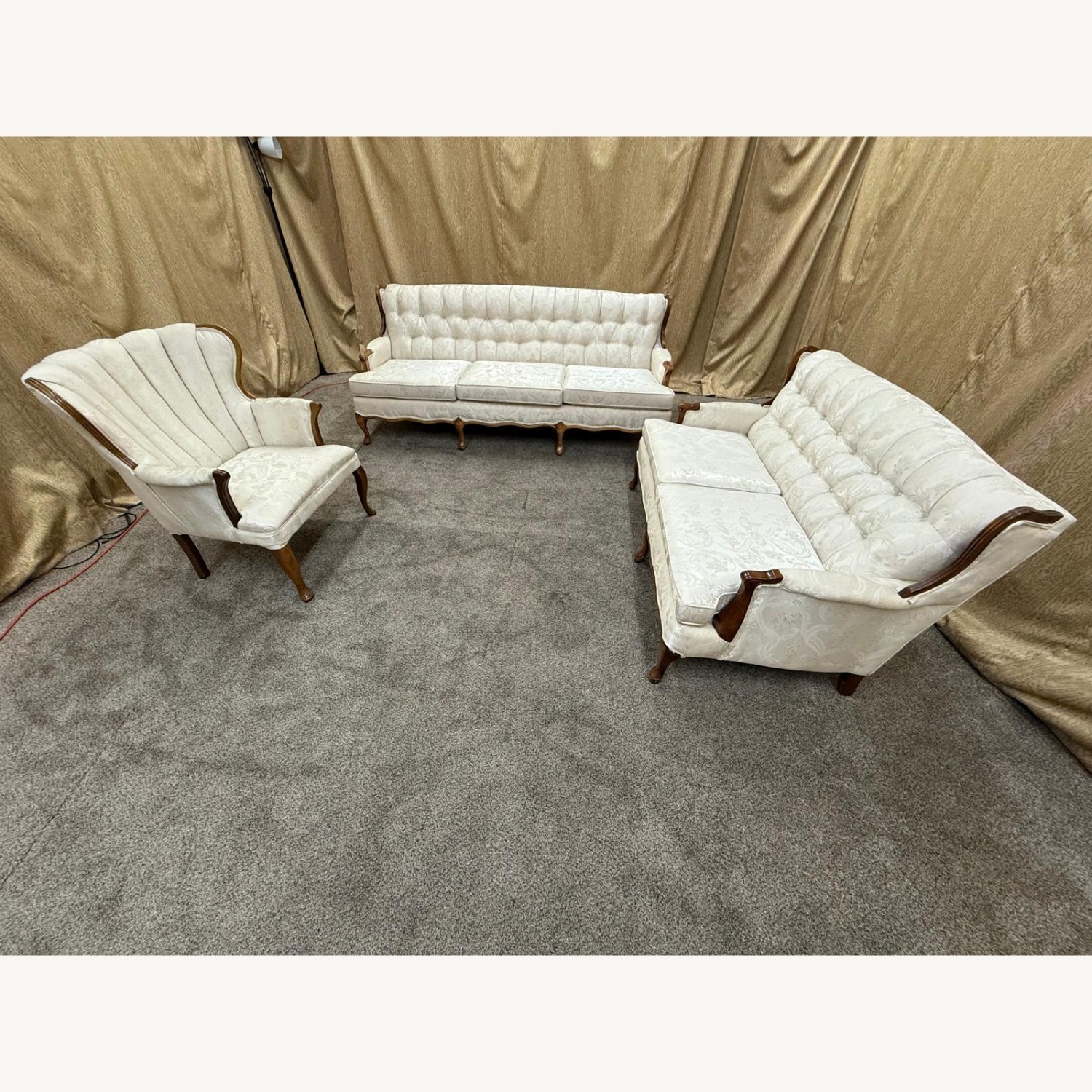 Southern Furniture 3 piece Vintage Sofa Set - AptDeco