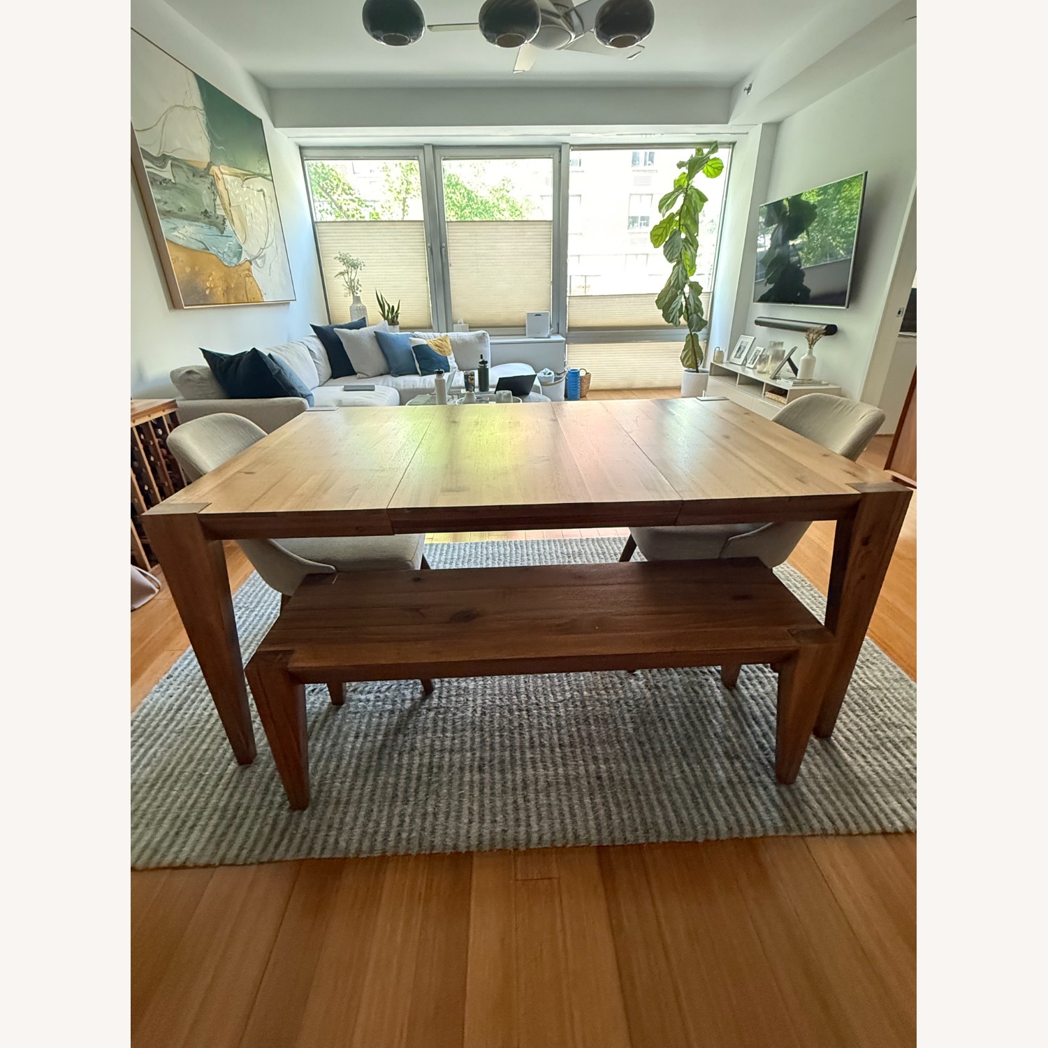 West Elm Anderson Extendable Dining Table Set - AptDeco