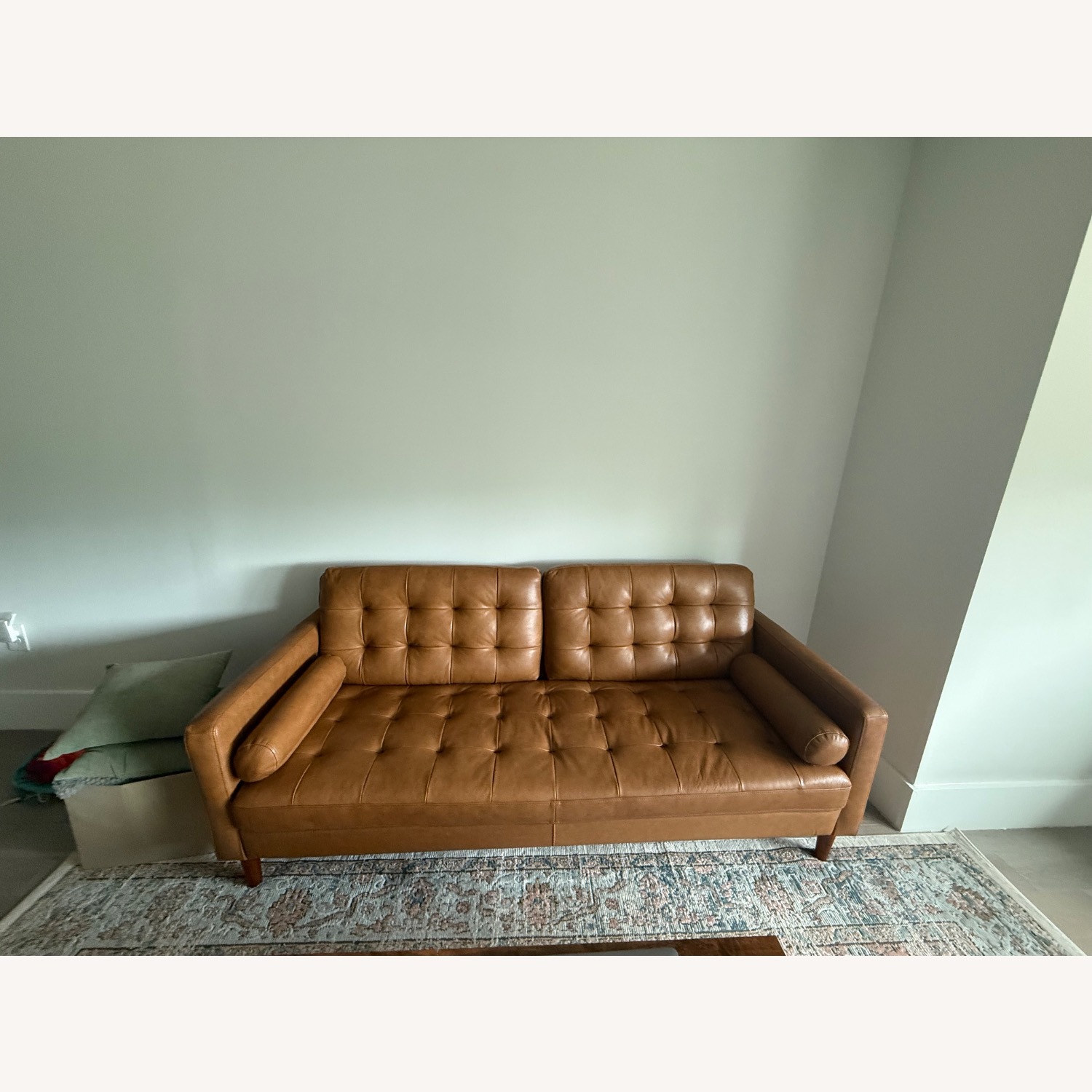 Winston Genuine Leather Sofa - AptDeco