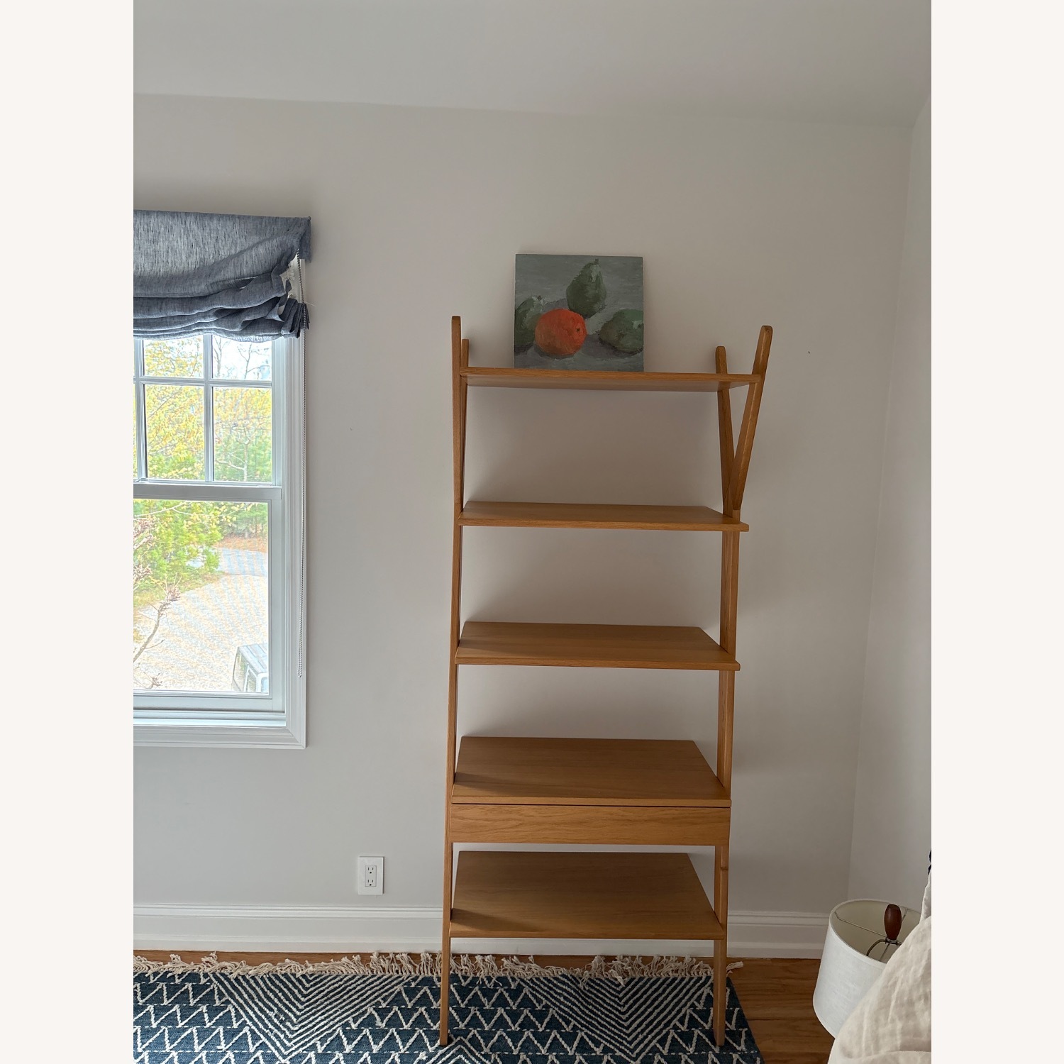 Article Oak Bookcase With Drawer - AptDeco