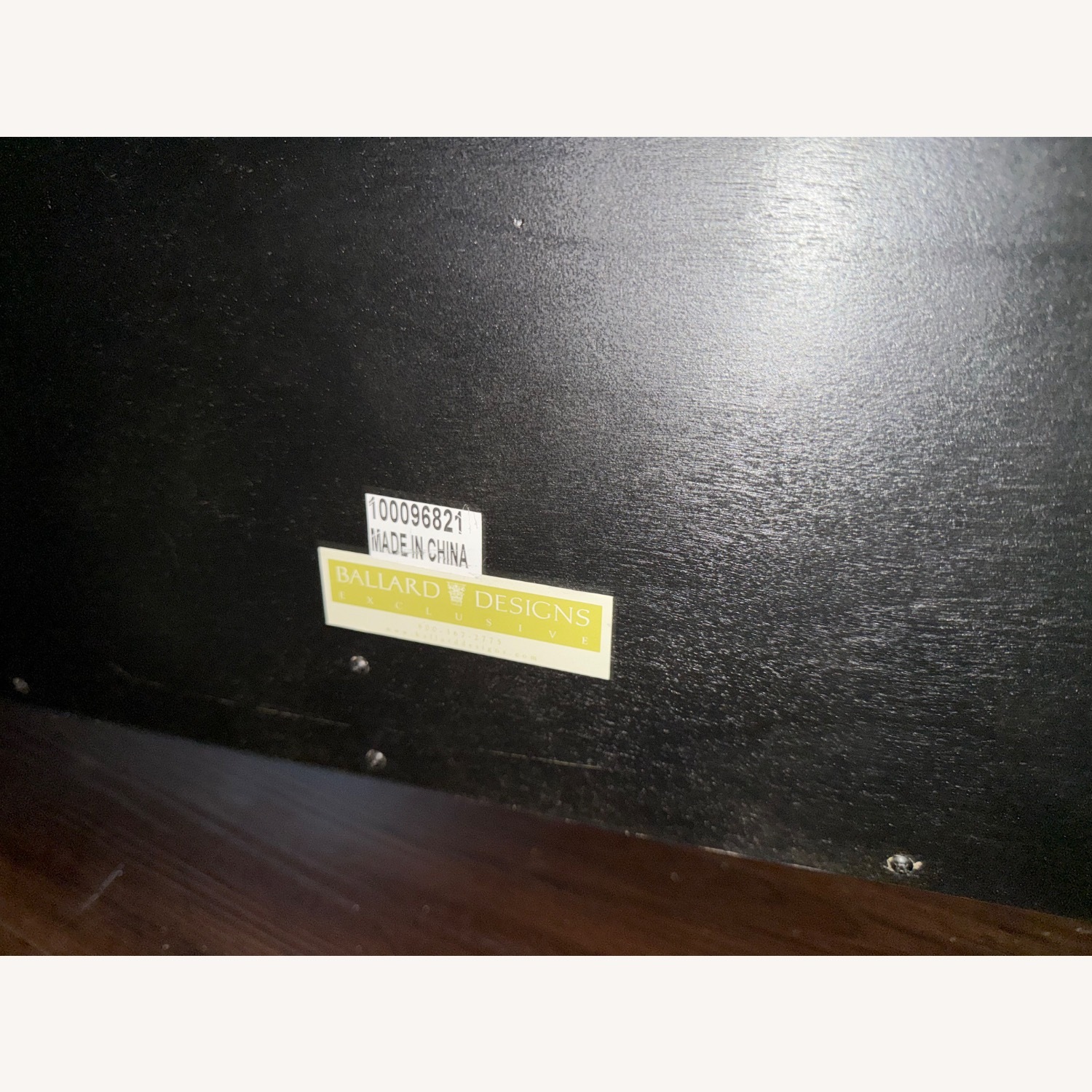 Black Solid Wood Ballard Design Bar/Sideboard - AptDeco