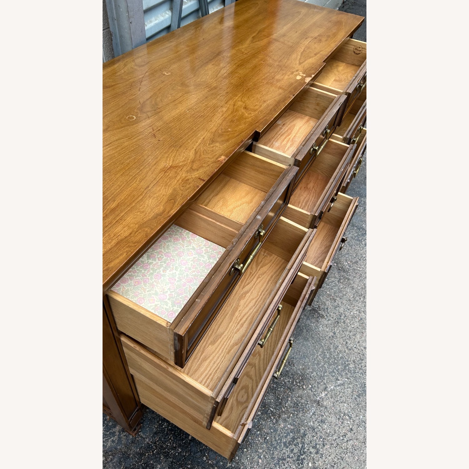 Drexel Vintage Dresser with Mirror Solid Wood - AptDeco
