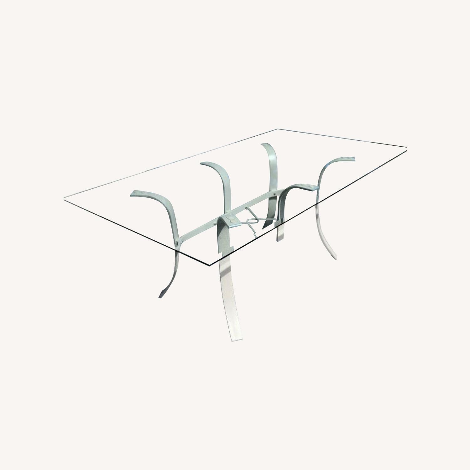 Flawless Indoor/Outdoor Glass Dining Table - AptDeco
