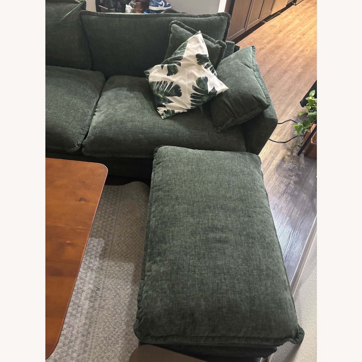 Green 2 Seat Sofa - AptDeco