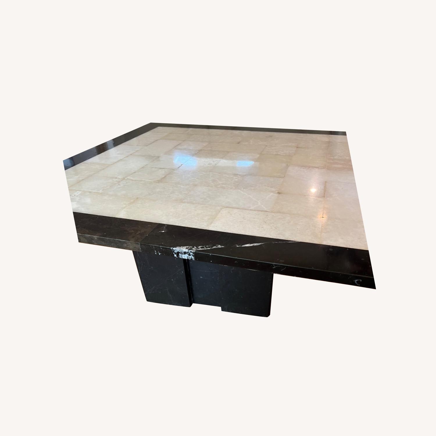 Tiled Marble Coffee Table - AptDeco