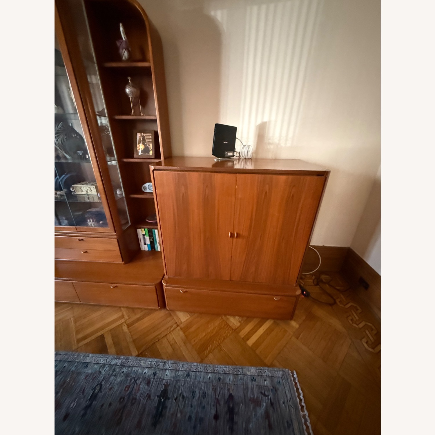Maurice Villency Cherry MCM Wall Unit - AptDeco