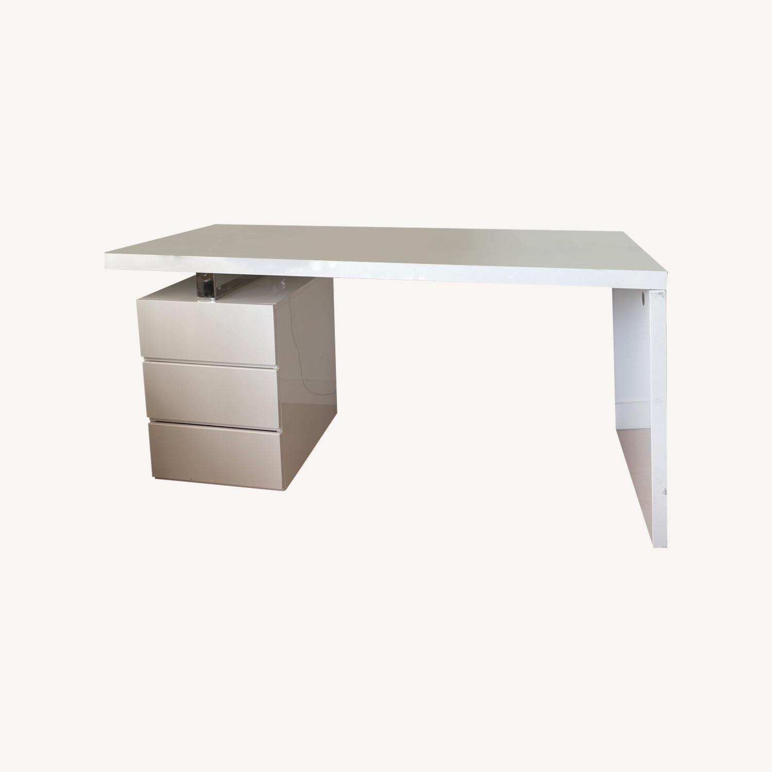 Design Within Reach White Desk - AptDeco