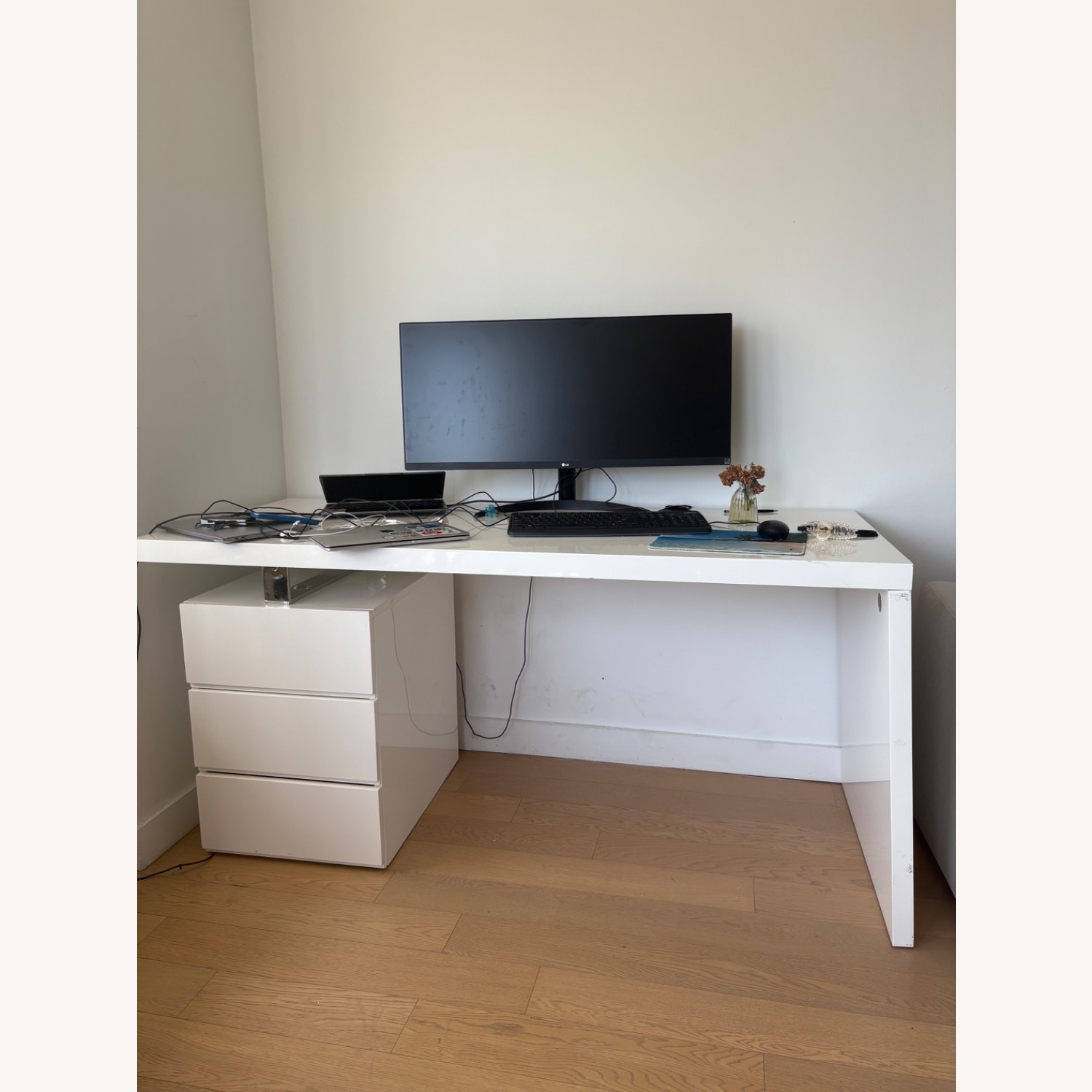 Design Within Reach White Desk - AptDeco