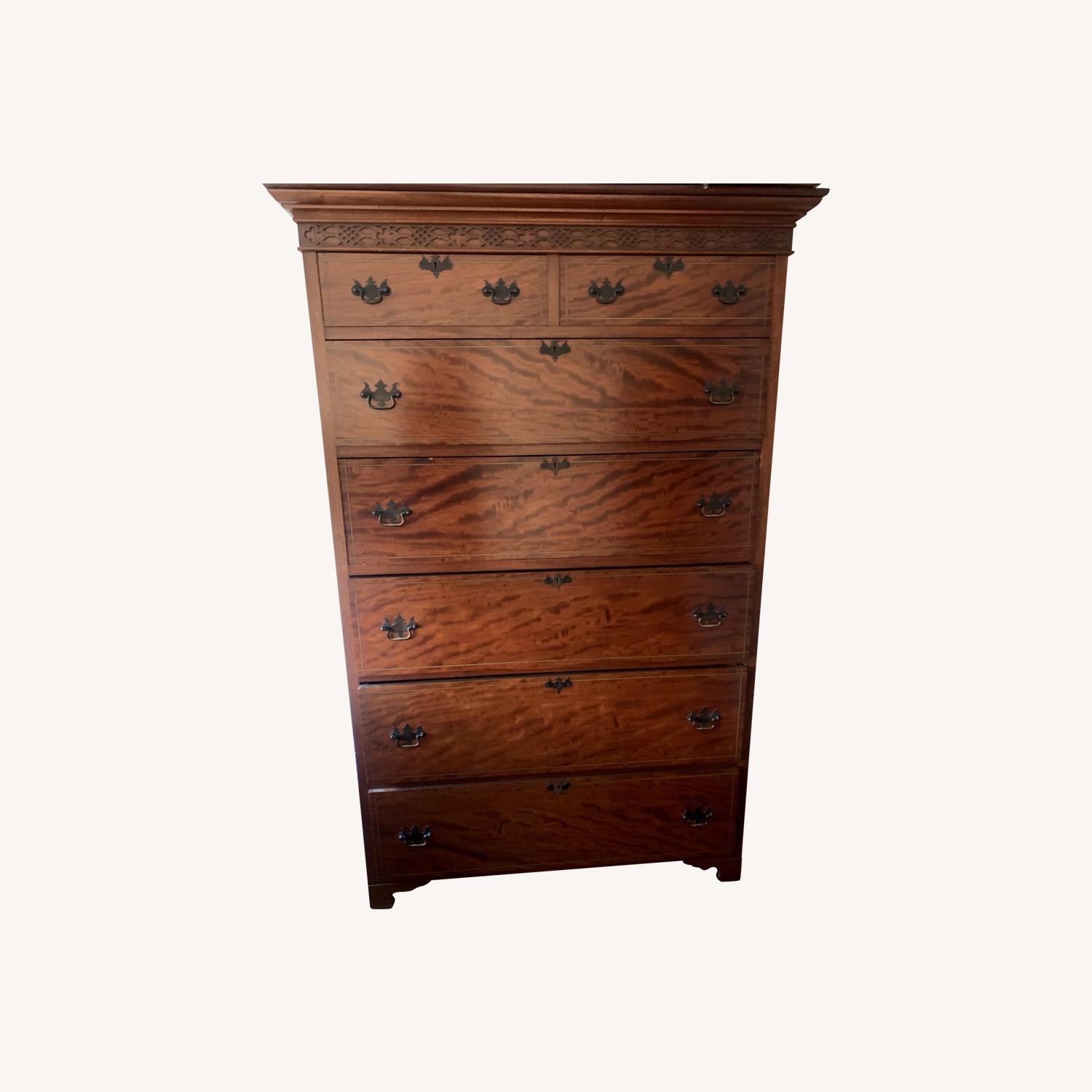 Vintage Handmade Dresser - Wood - AptDeco