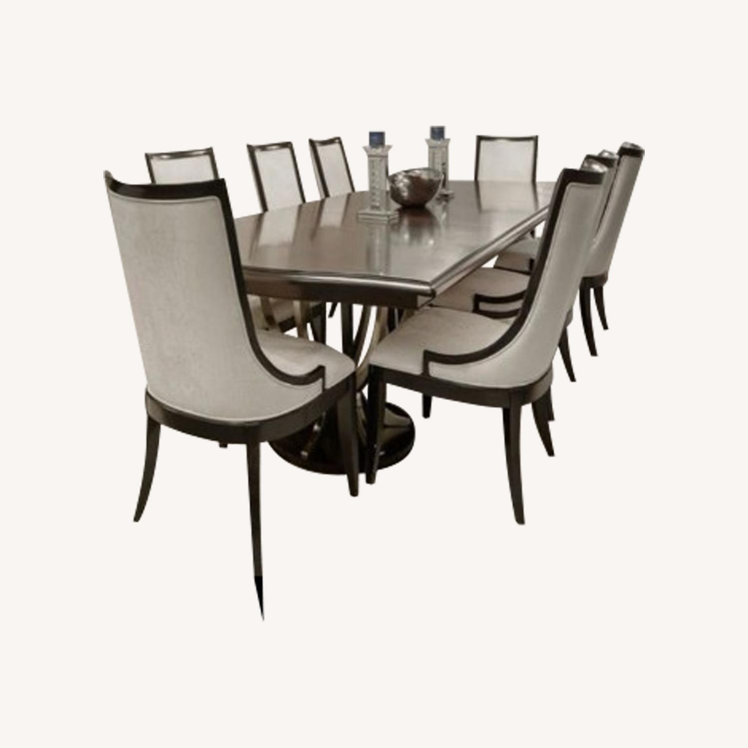 Bernhardt Pedestal Dining Table - AptDeco