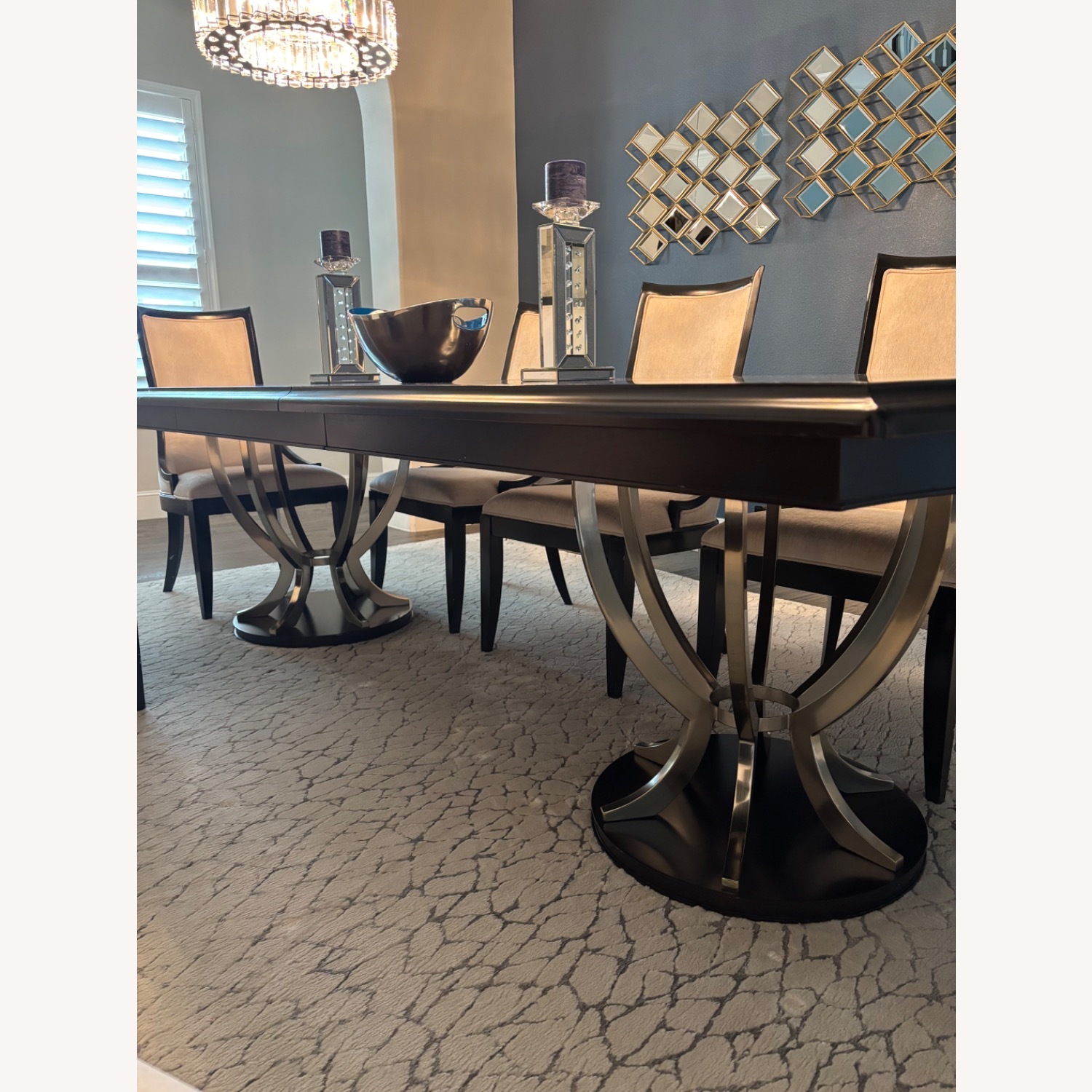 Bernhardt Pedestal Dining Table - AptDeco