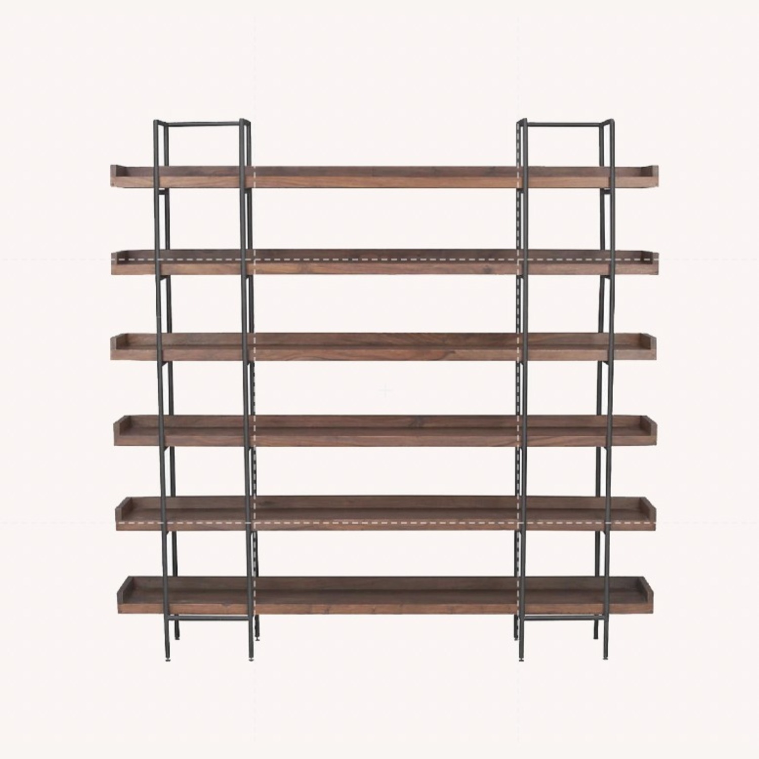 Crate & Barrel Beckett 6-High Shelf Sable - AptDeco