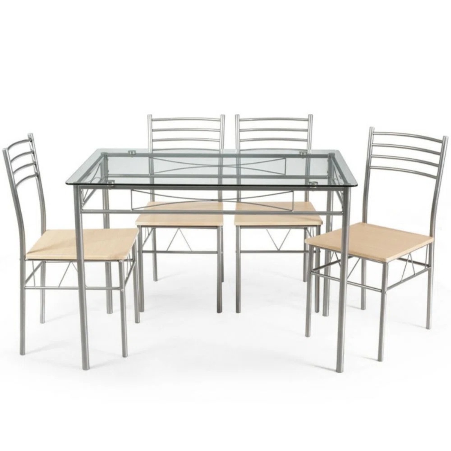 Amazon Dortala Glass Dining Set - AptDeco